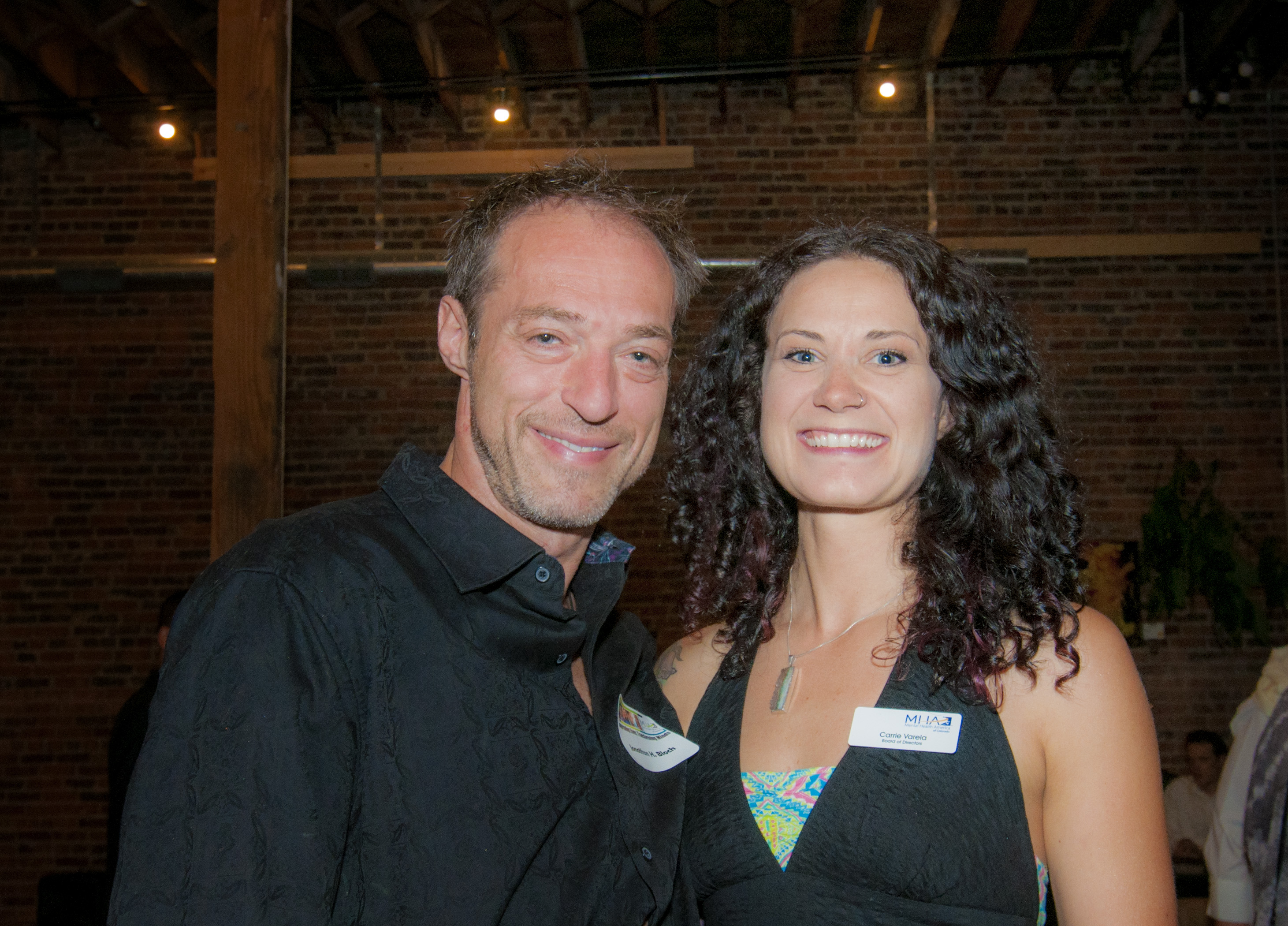 Jonathan Bloch and Carrie Varela, MHAC Event Commitee and Board Member