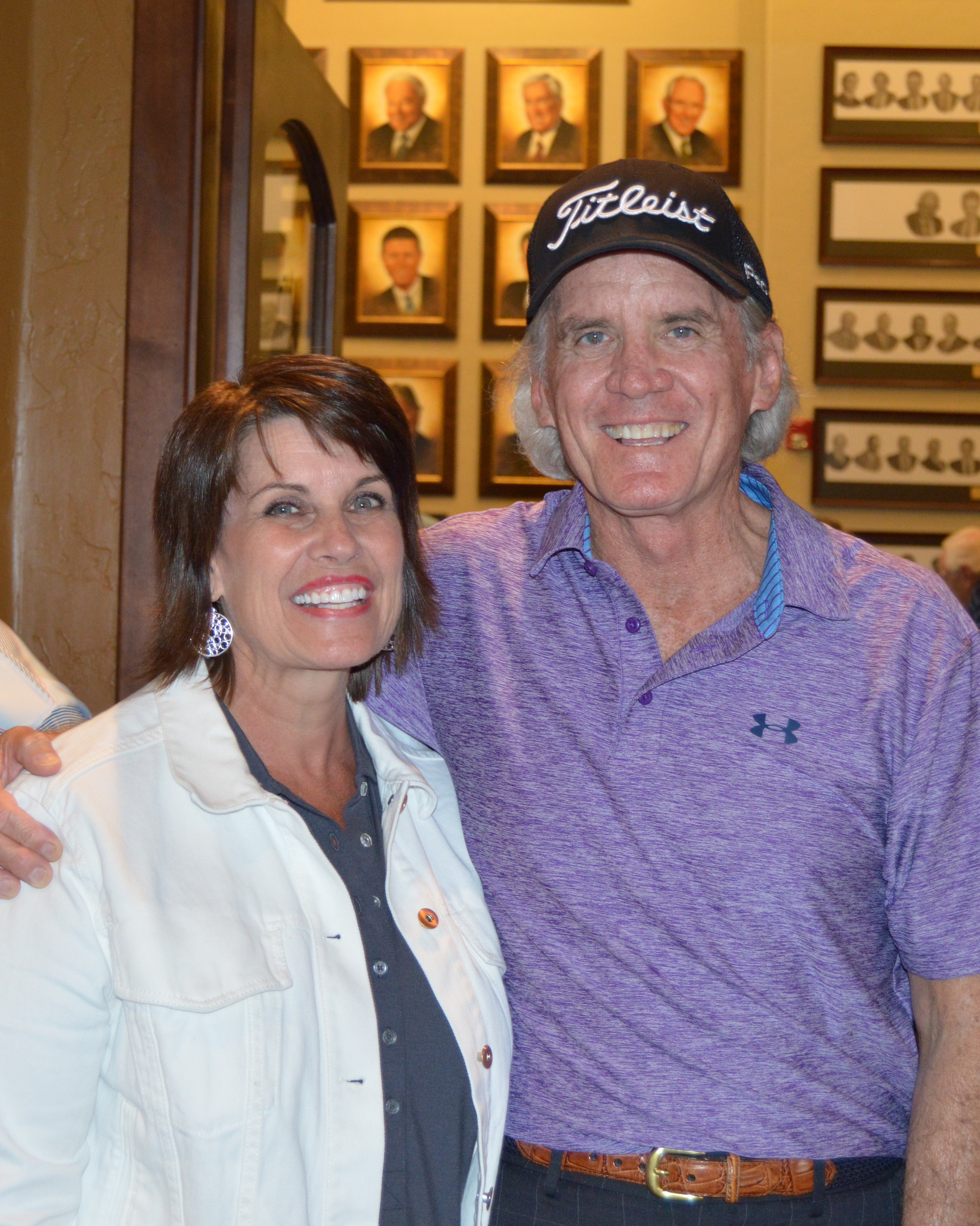 Executive Director Julie Collett with tournament founder Dr. Joel Chavez