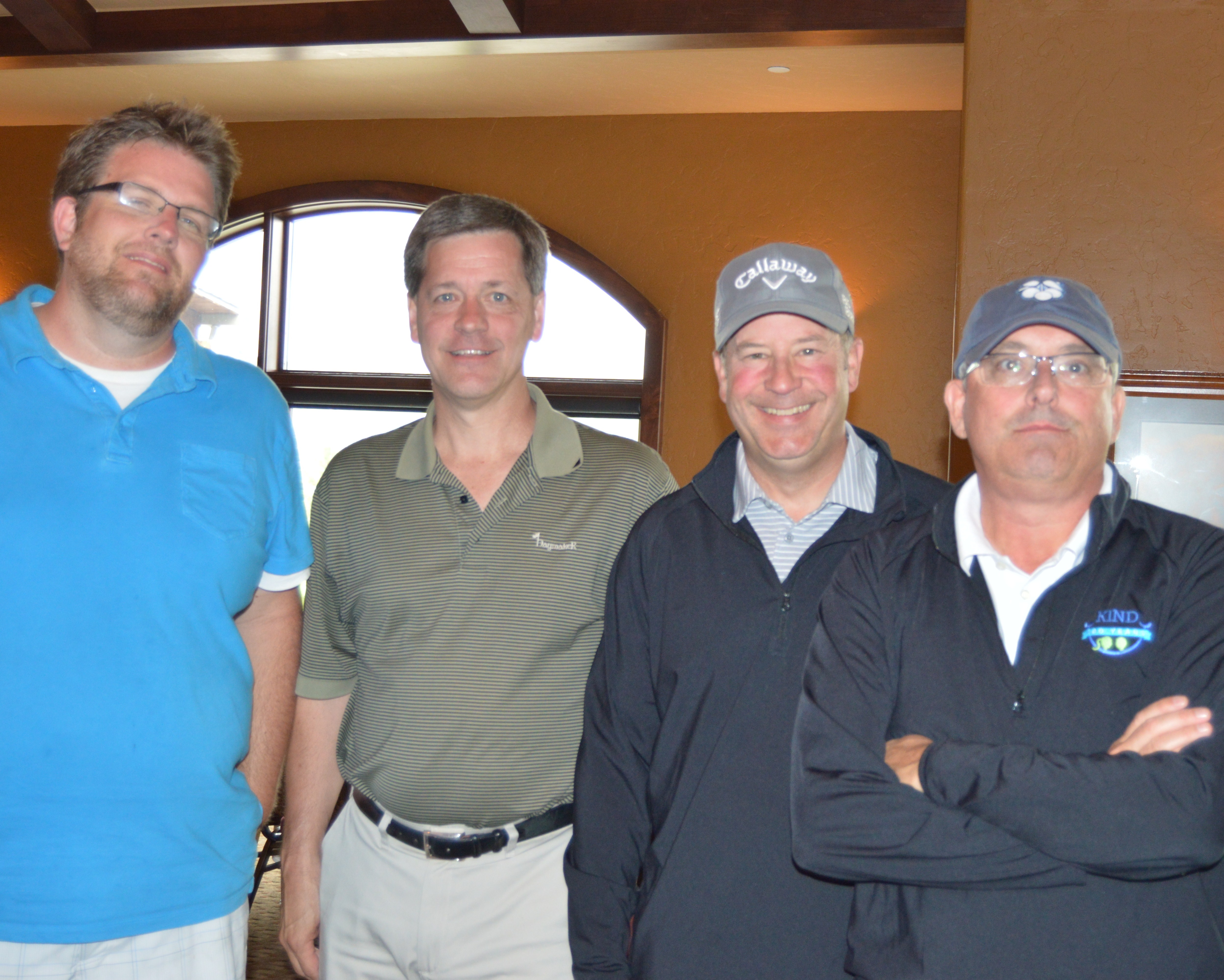 (l to r): Josh Austin, Jeff Bergstrom, Paul Lucau and Chuck Mastin