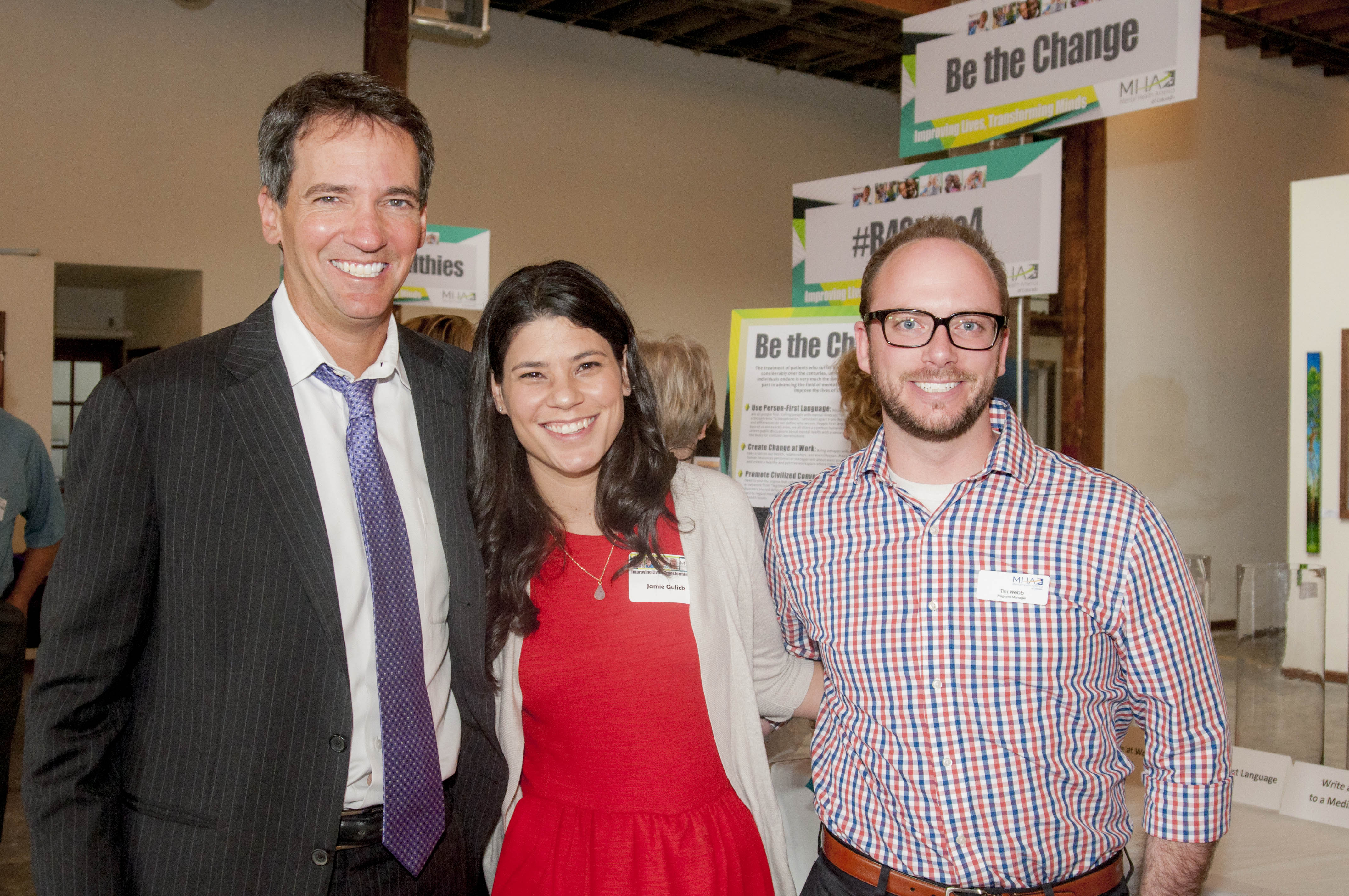 MHAC President/CEO Andrew Romanoff, Jamie Gulick, Tim Webb