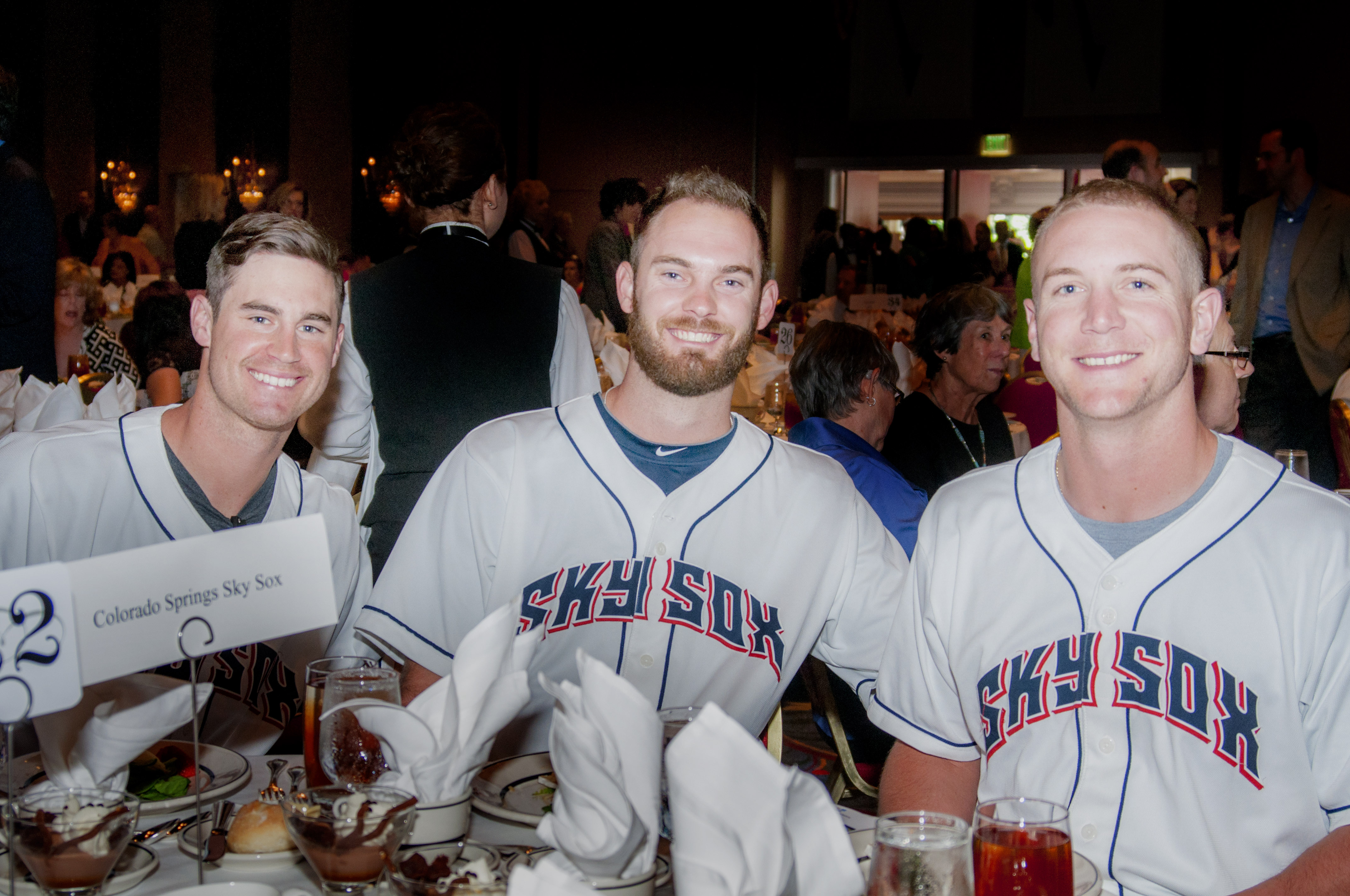 Sky Sox Players: Logan Schaffer, Taylor Jungman, Drew Gagnon