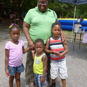 Family and church friends (l to r): Carla Mason, Bernice Mason and ...