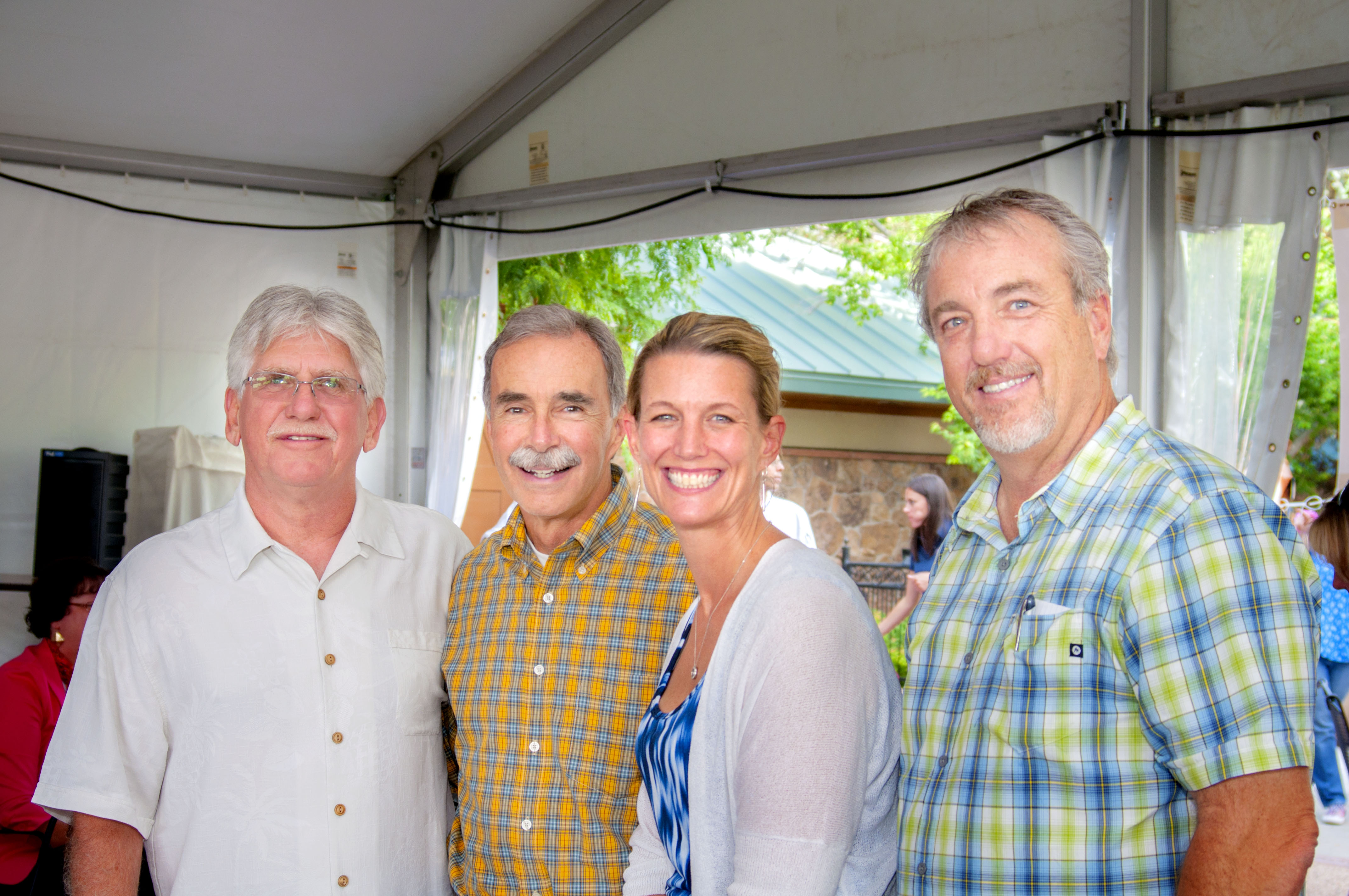 John Barberio, Kristin Candella, Board President Steve Taylor, Kevin ...