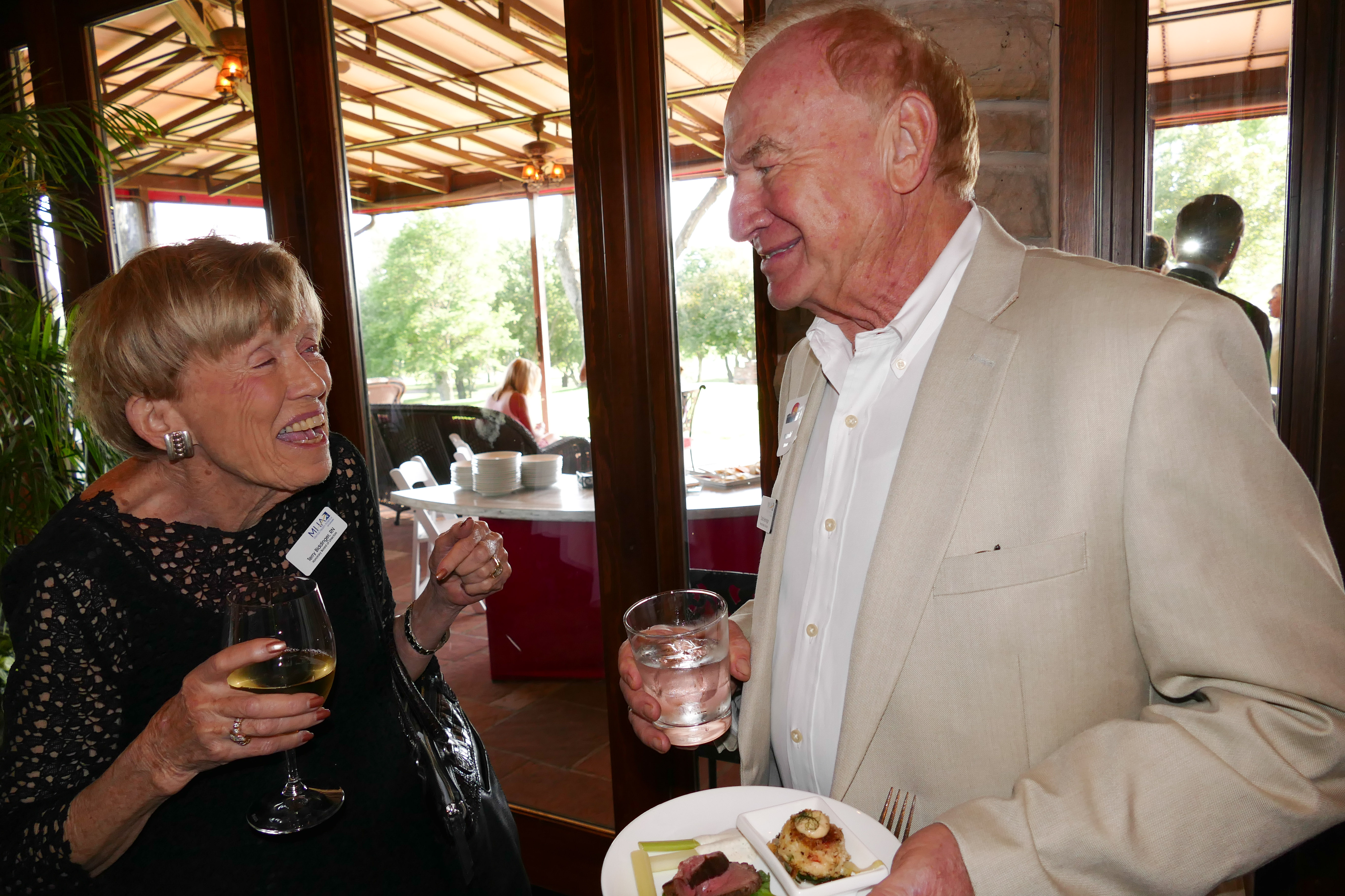 Terry Biddinger talks with David Henninger