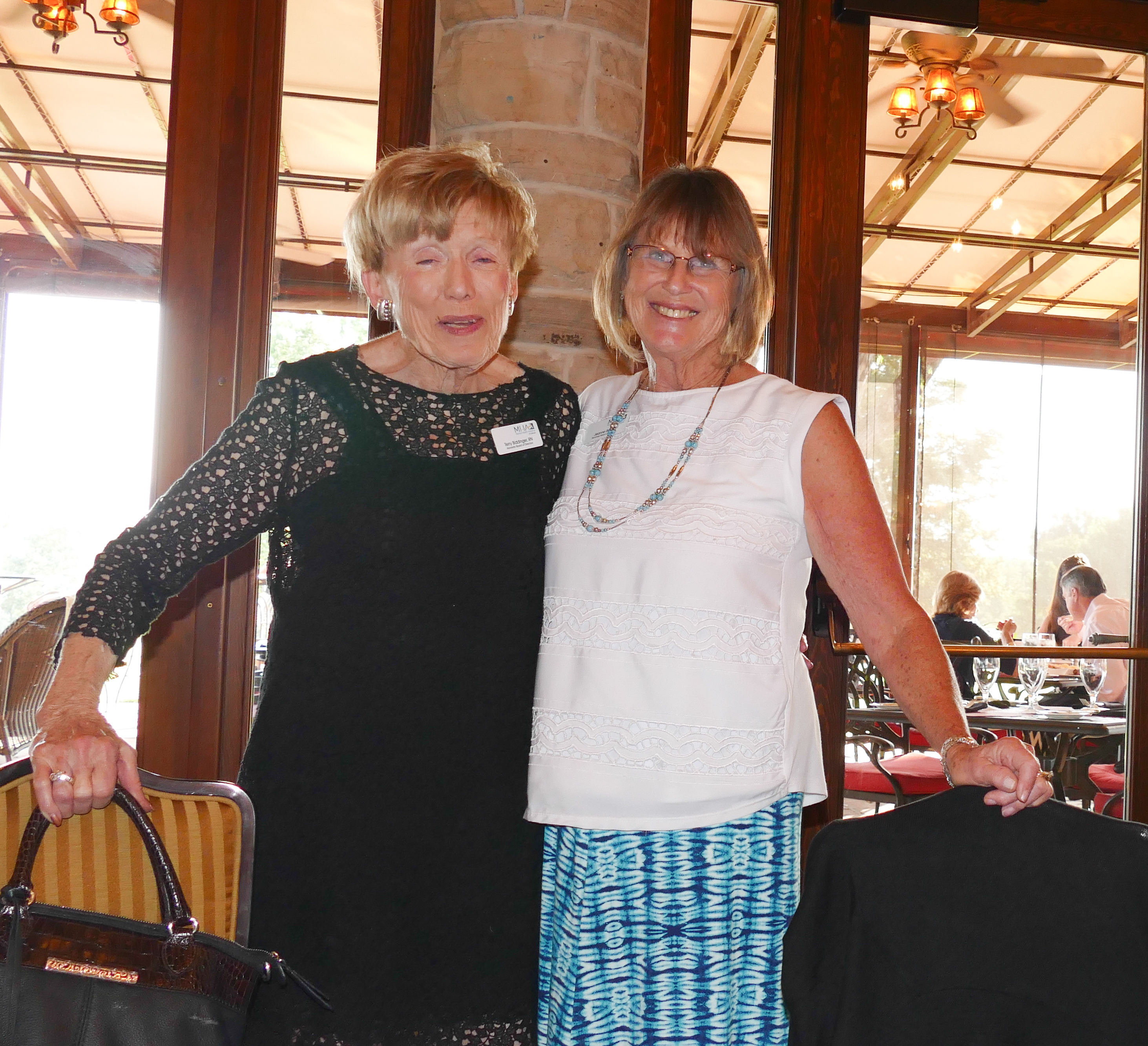 Terry Biddinger, left, and Jeanne Rohner