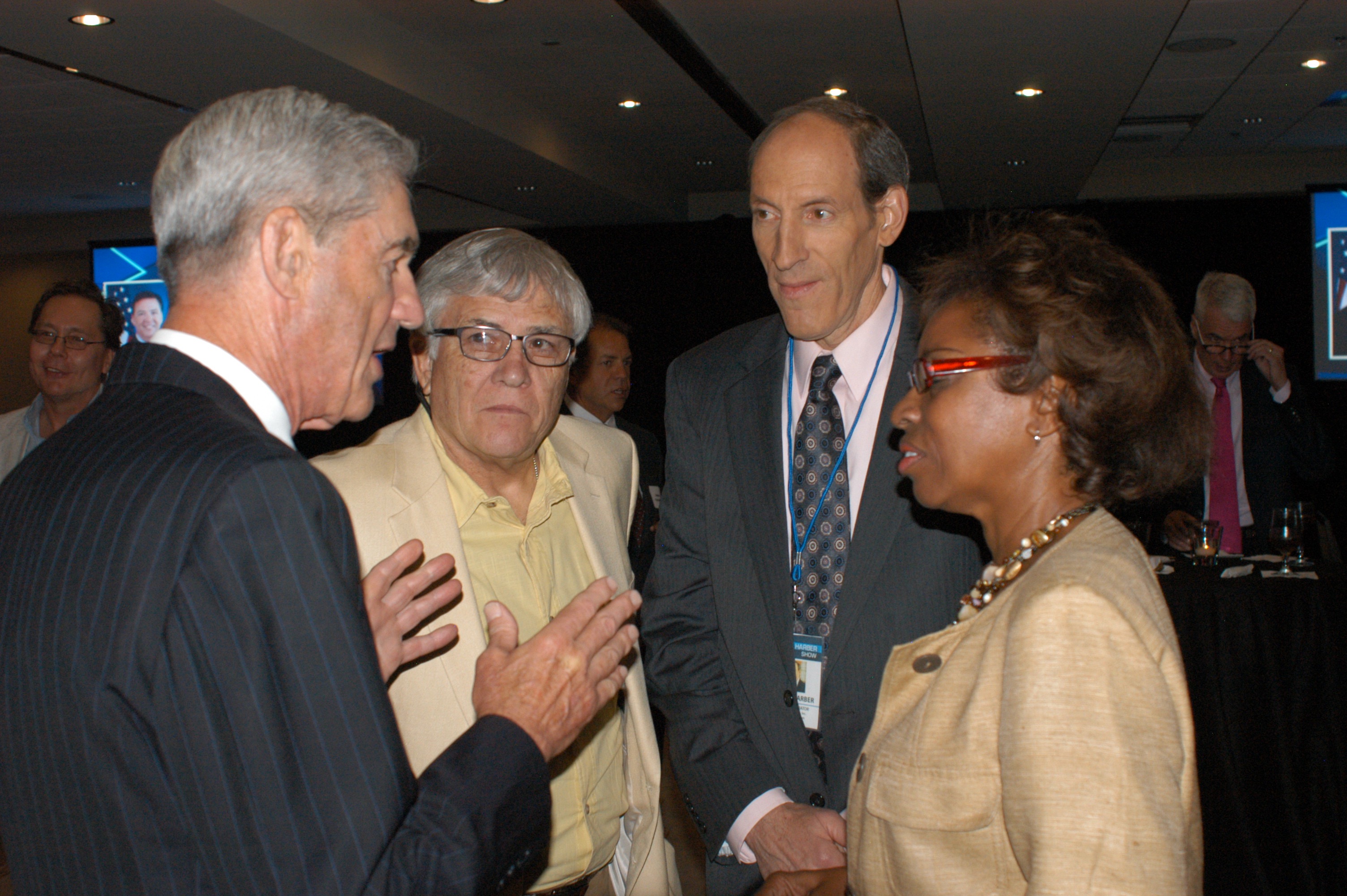 Robert Mueller with Aaron Harber and Rhonda Fields