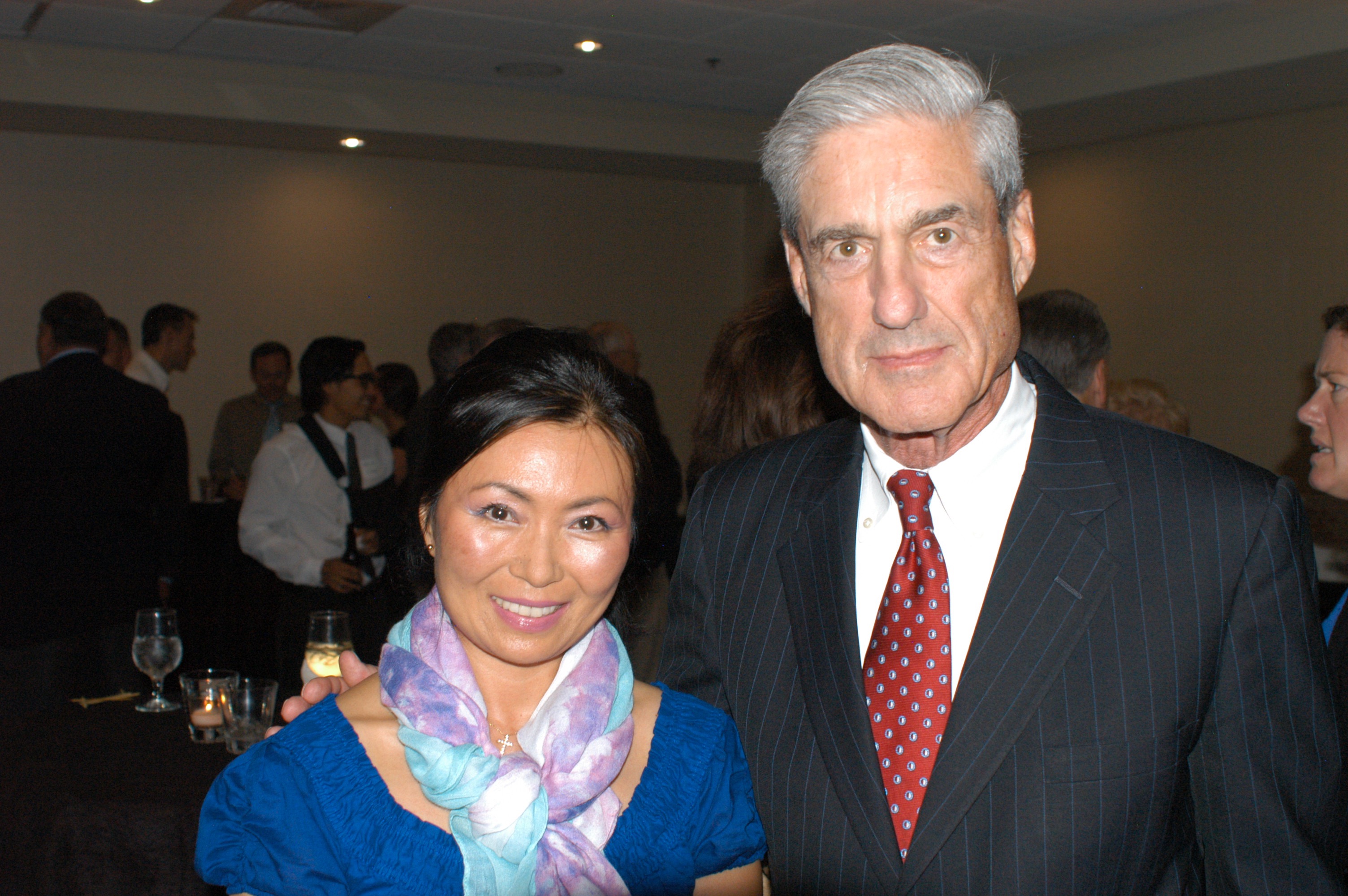 Crystal Shin and Robert Mueller