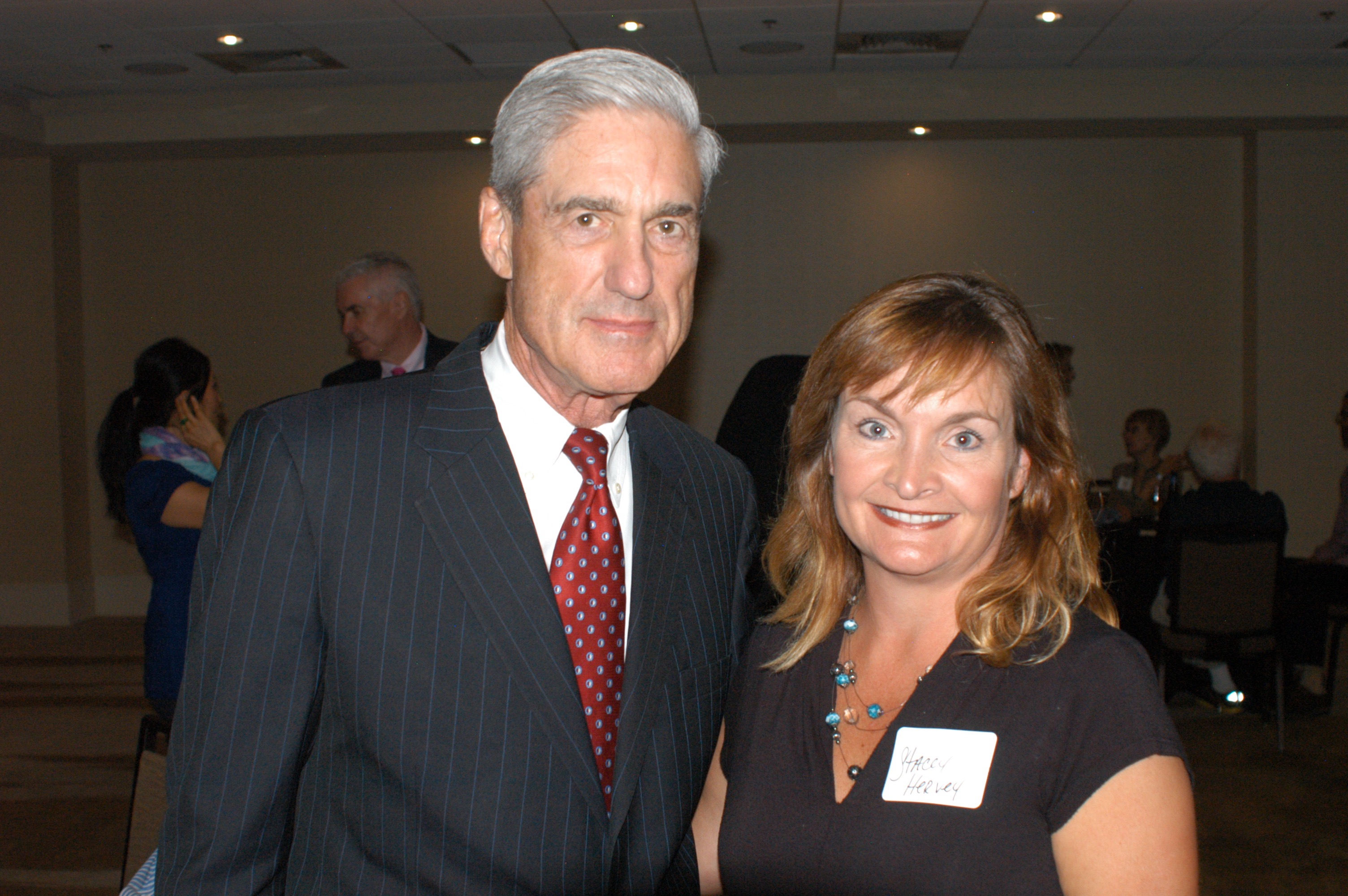 Robert Mueller with Stacey Harvey