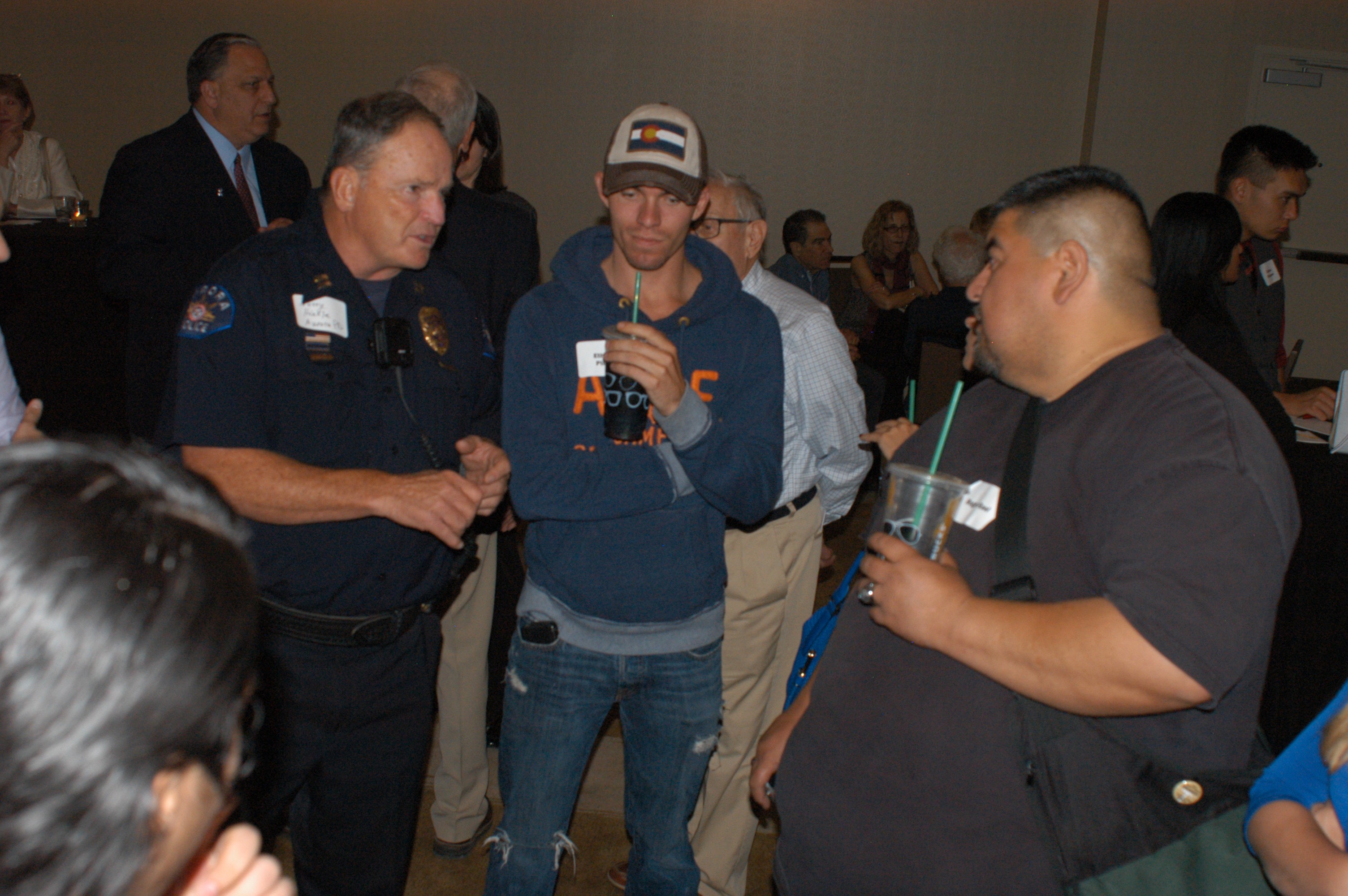 Jerry Hinkle speaking to CU Denver Grad Students