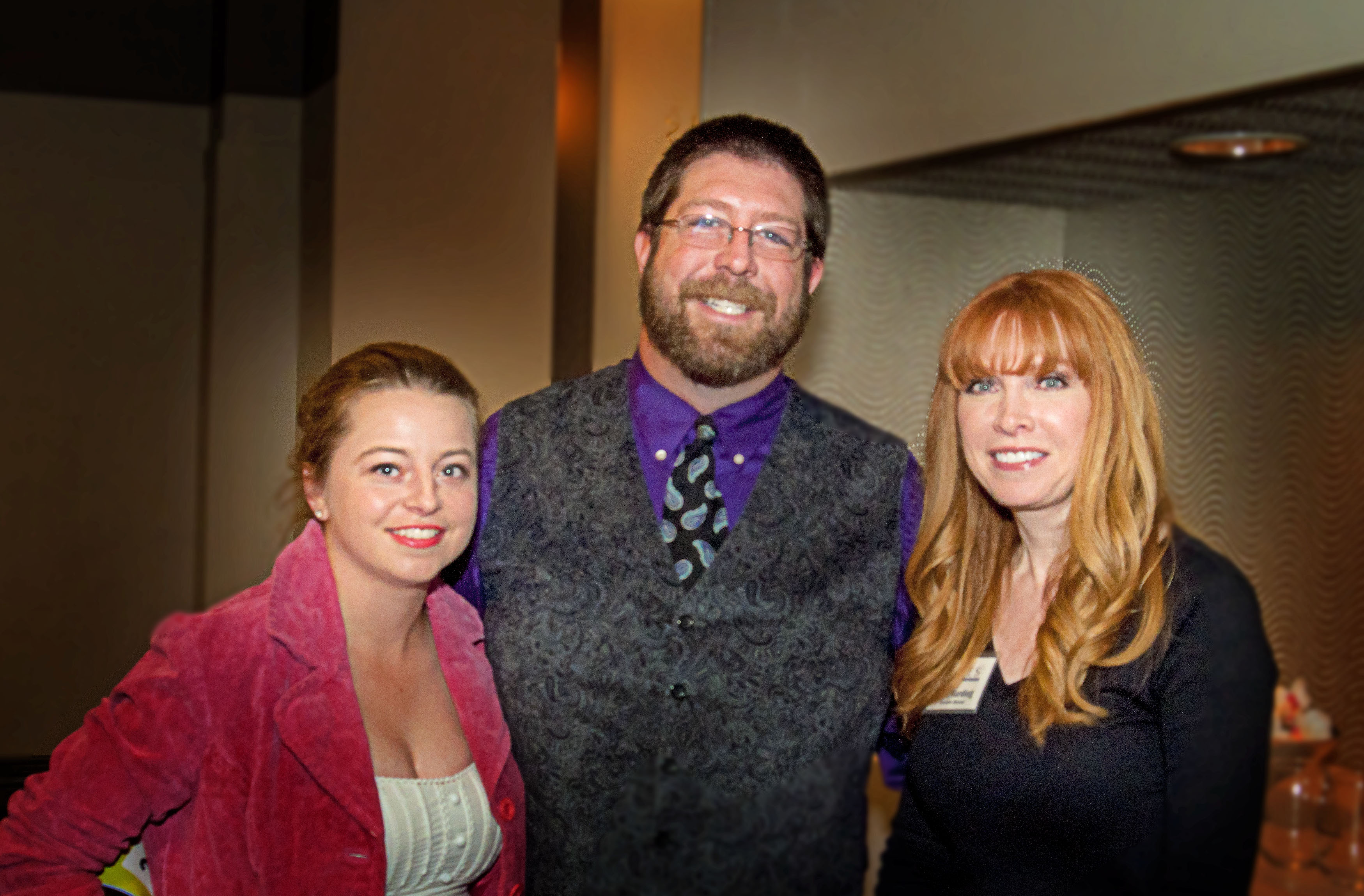 Emily and Chris Kaiser, Rita Harding