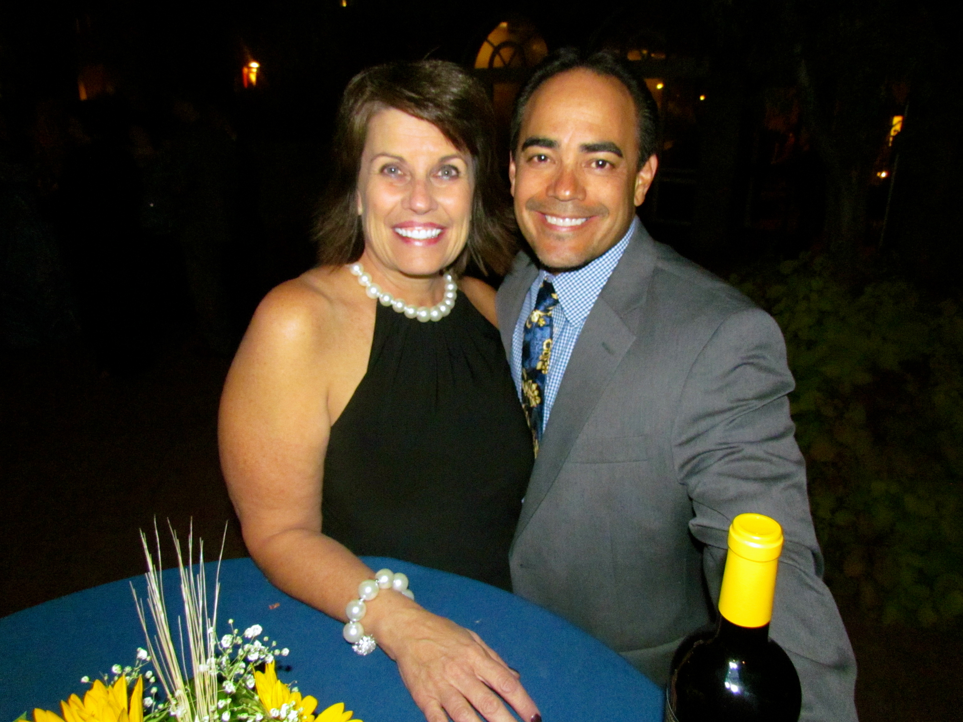 Julie Collett with Steve Fajardo