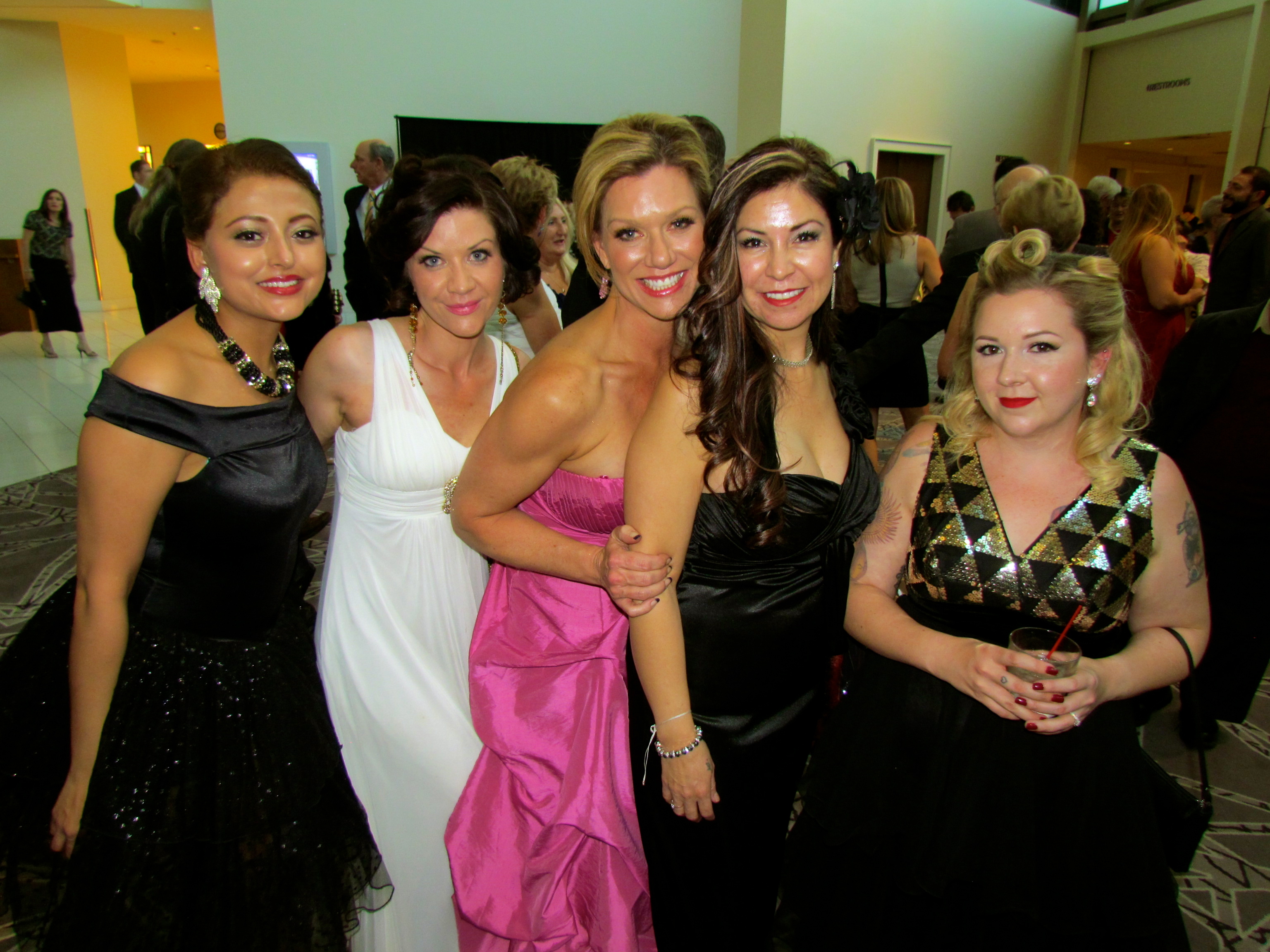 (L to R) Melissa Accristo, Brandy Alessandrini, Veronica Yada, Amy ...