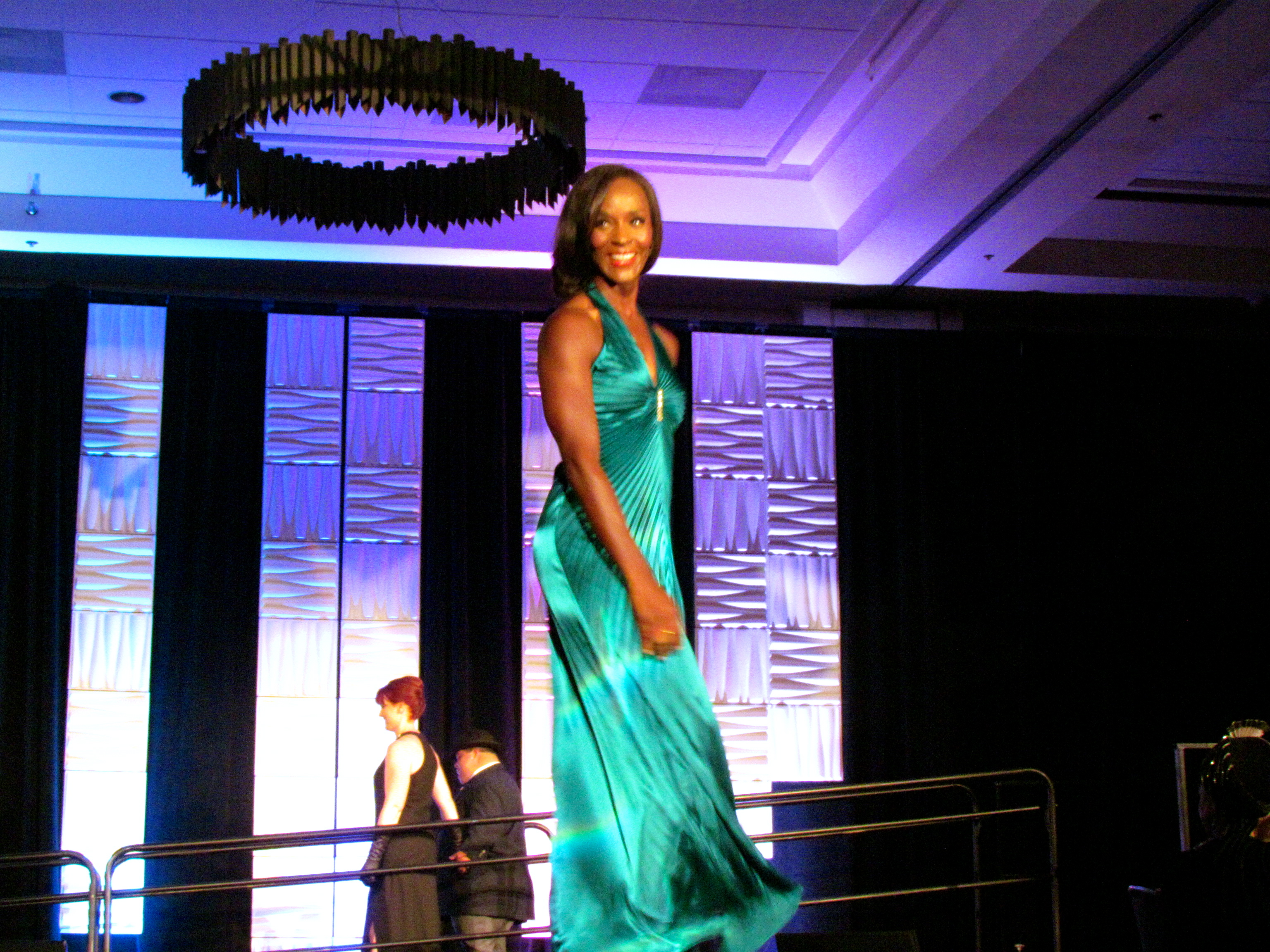 TaRhonda Thomas on the catwalk