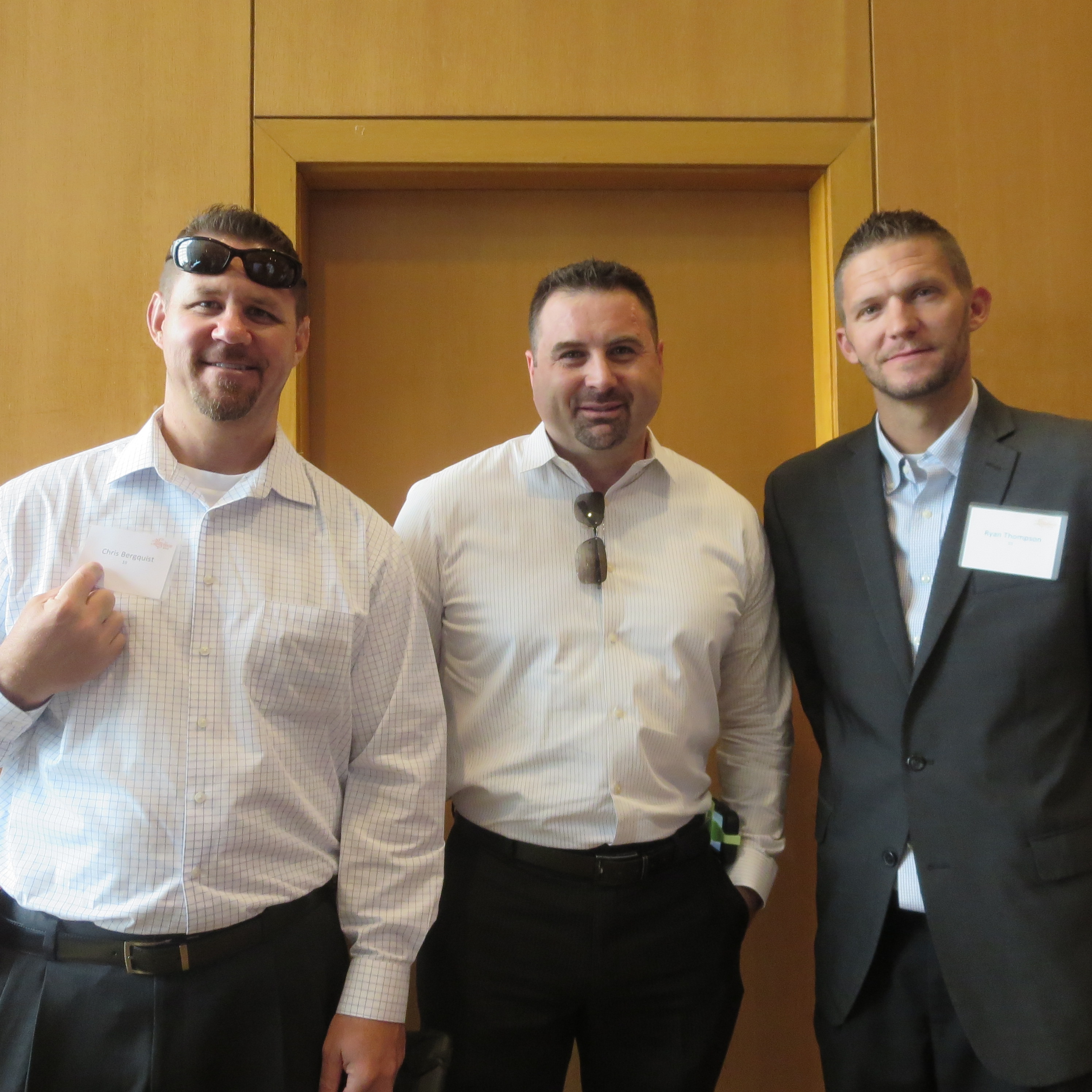 L to R: Chris Bergquist, Jody O'Neal, Ryan Thompson