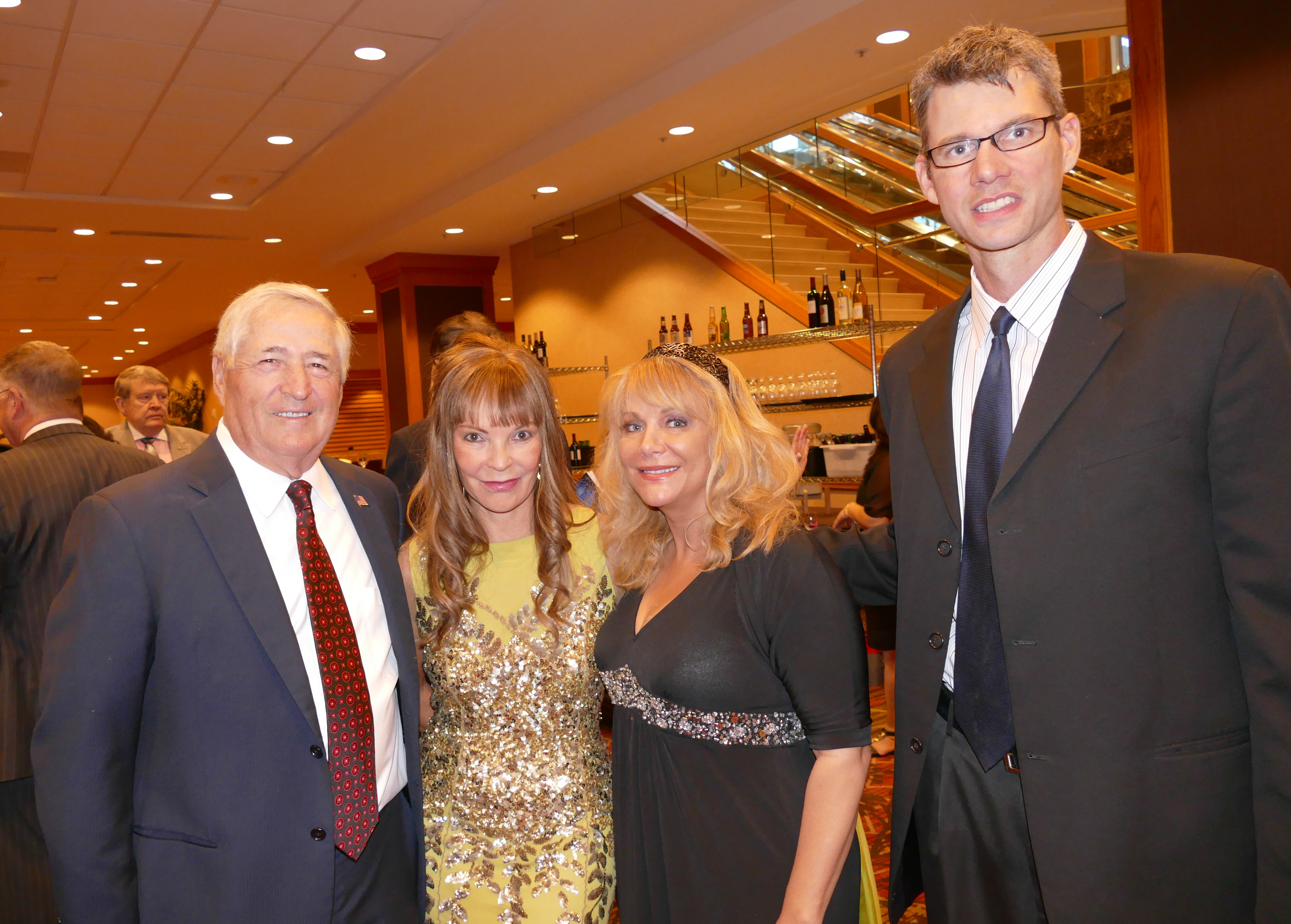 Tom and Cyndy Marsh, left, with Angie Austin and Mark Breen
