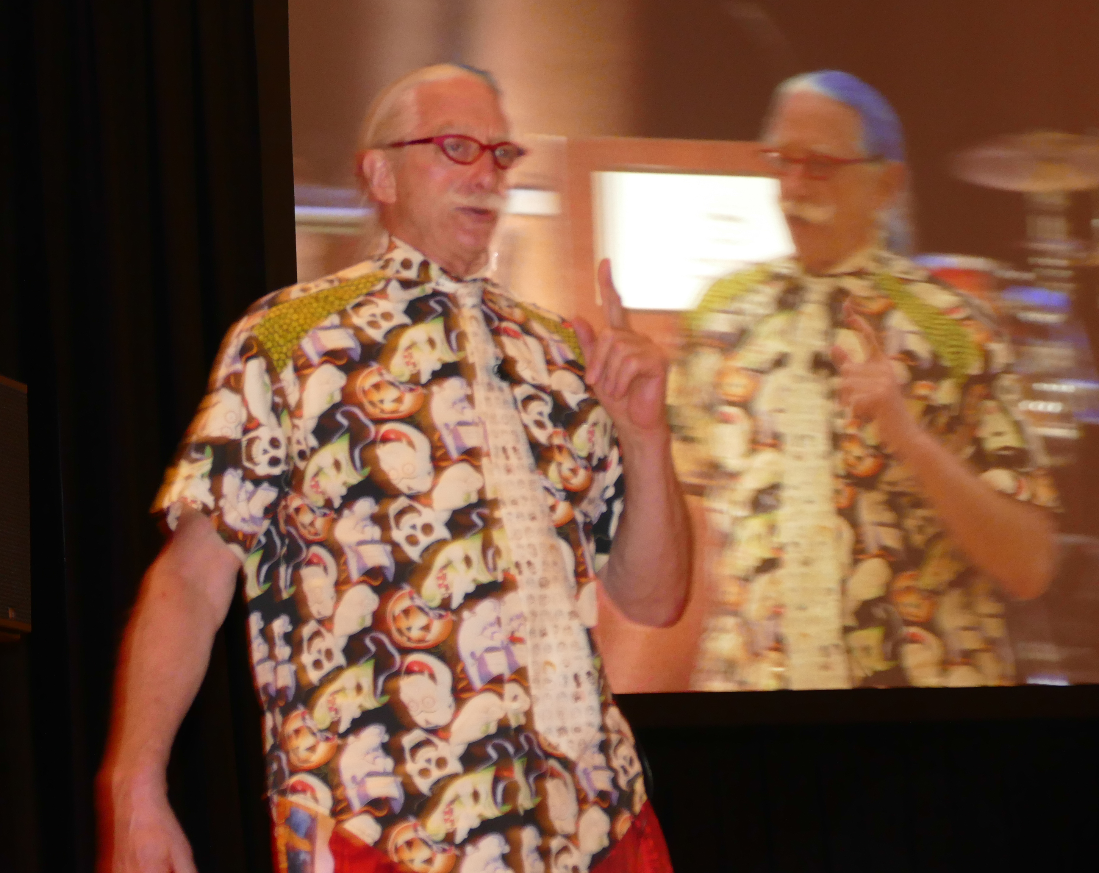 Dr. Patch Adams delivered a very poignant message