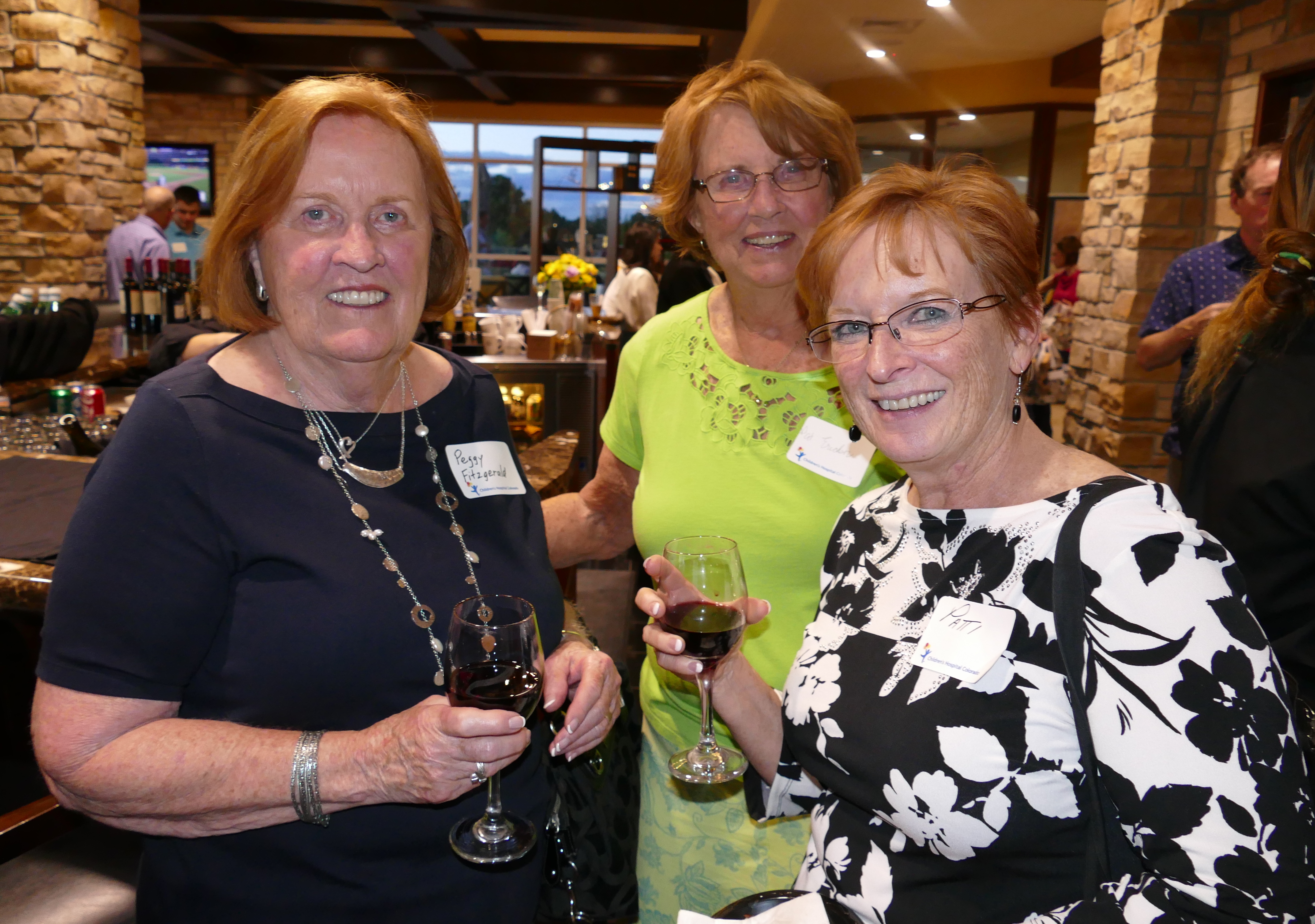 Peggy Fitzgerald, left, Pat Erickson and Patti Proffitt