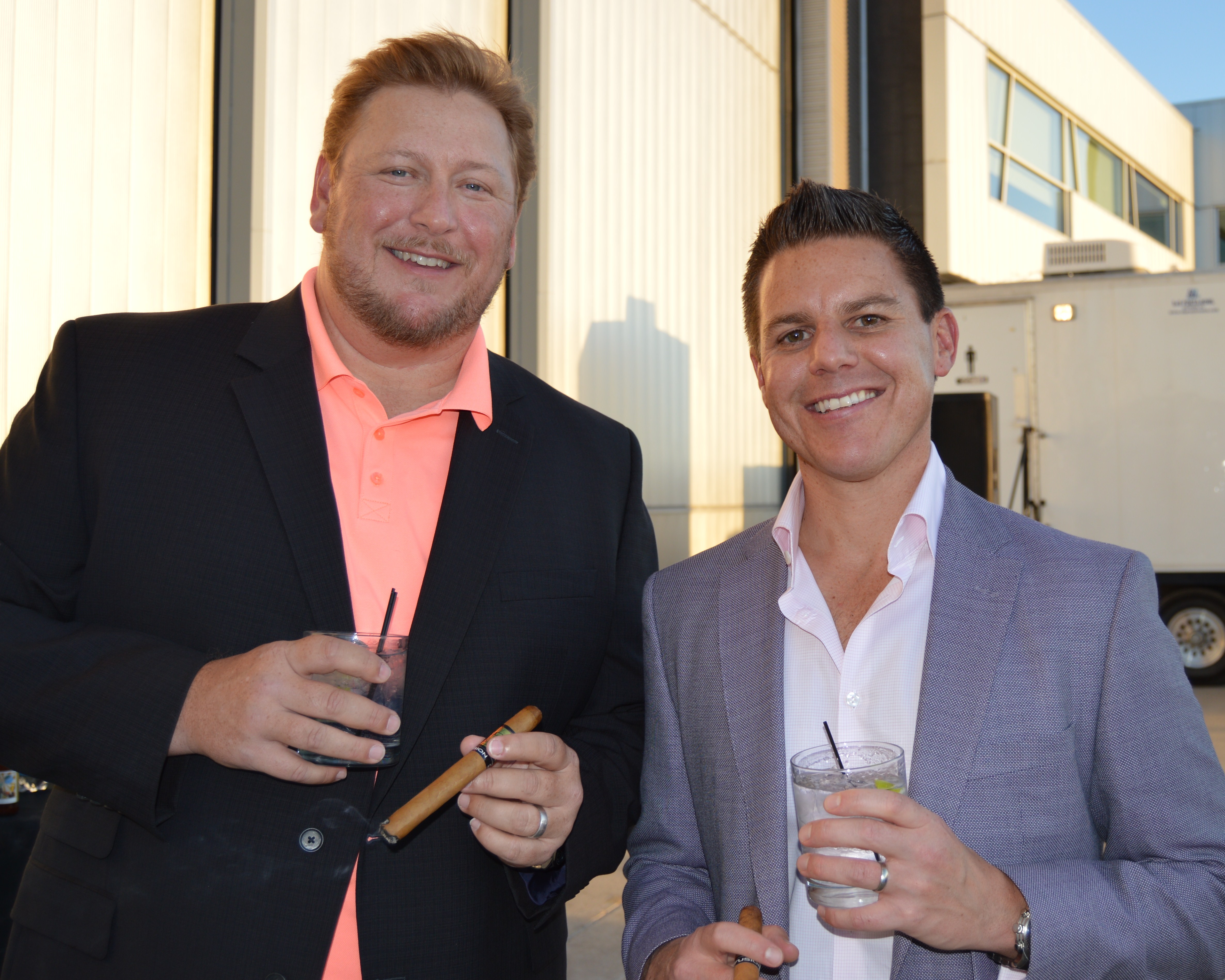 Dan Duncan (left) and Euan Graham