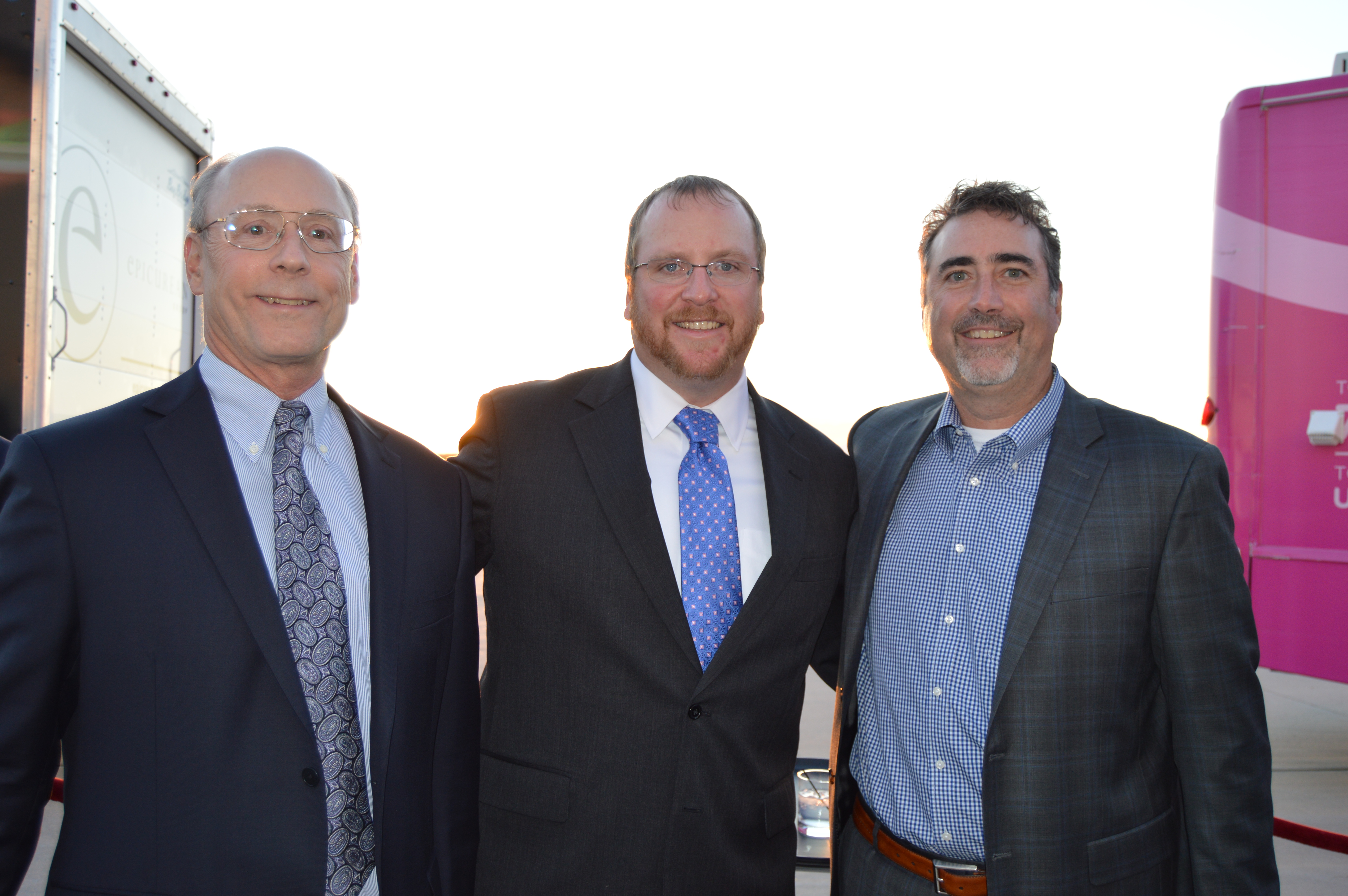 (l to r): Hal Roth, Rory Roth and Michael Henry