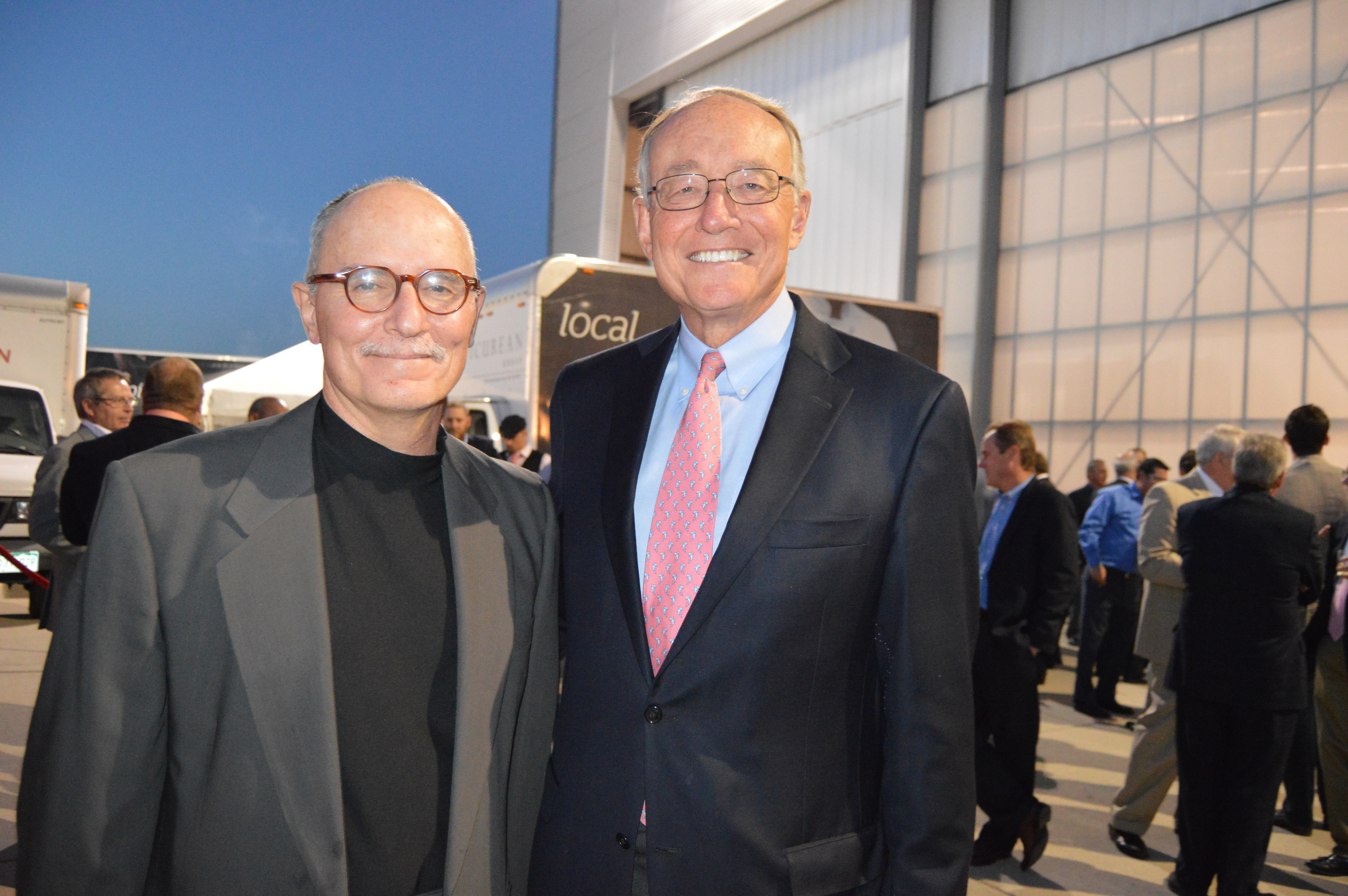 Denis Bensard (left) and Dave Fullerton