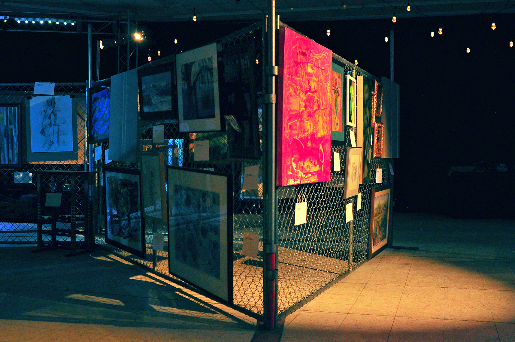 An urban setting for modern paintings