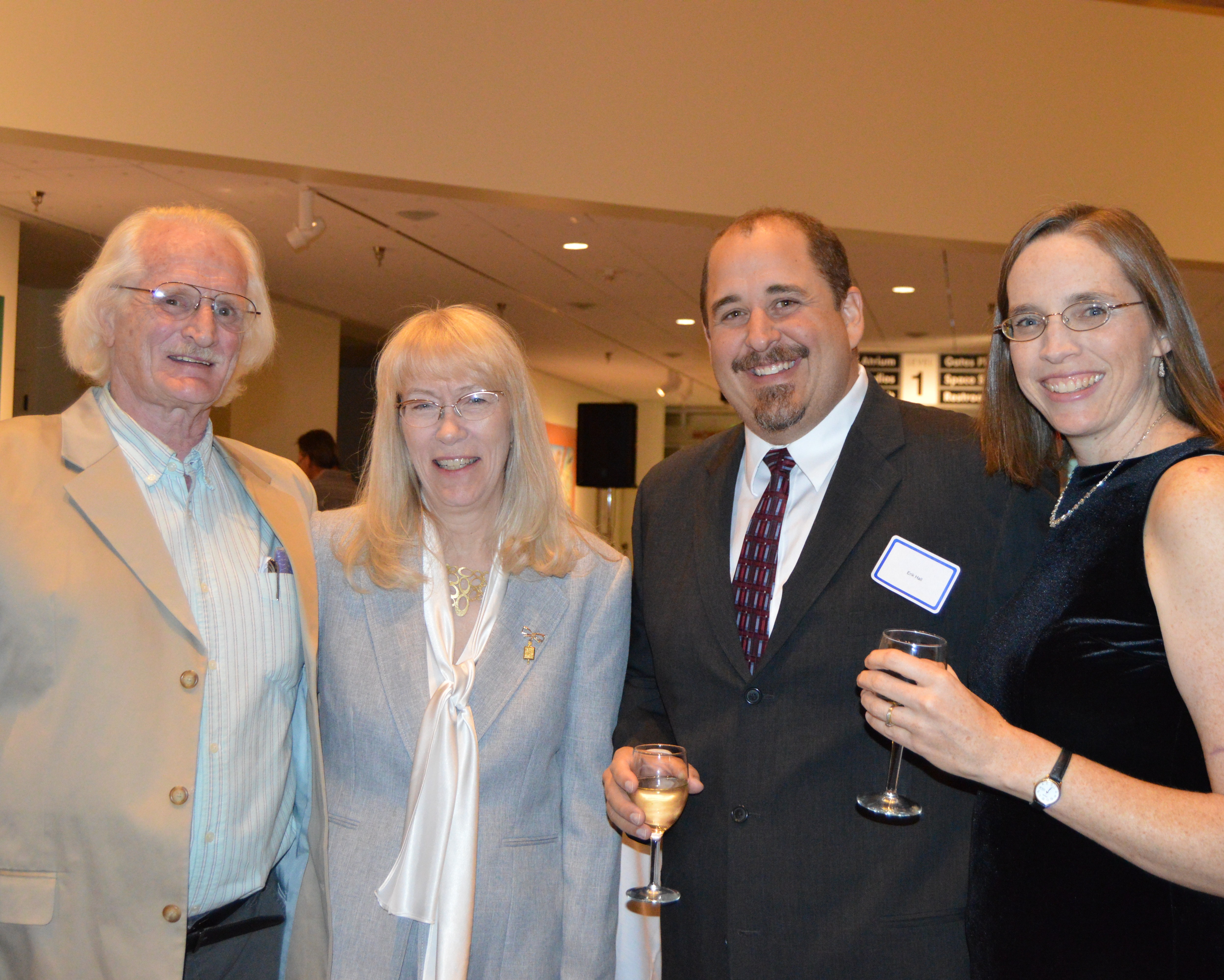 (l to r): Chris and Joyce Ransford, and Erik and Amanda Hall