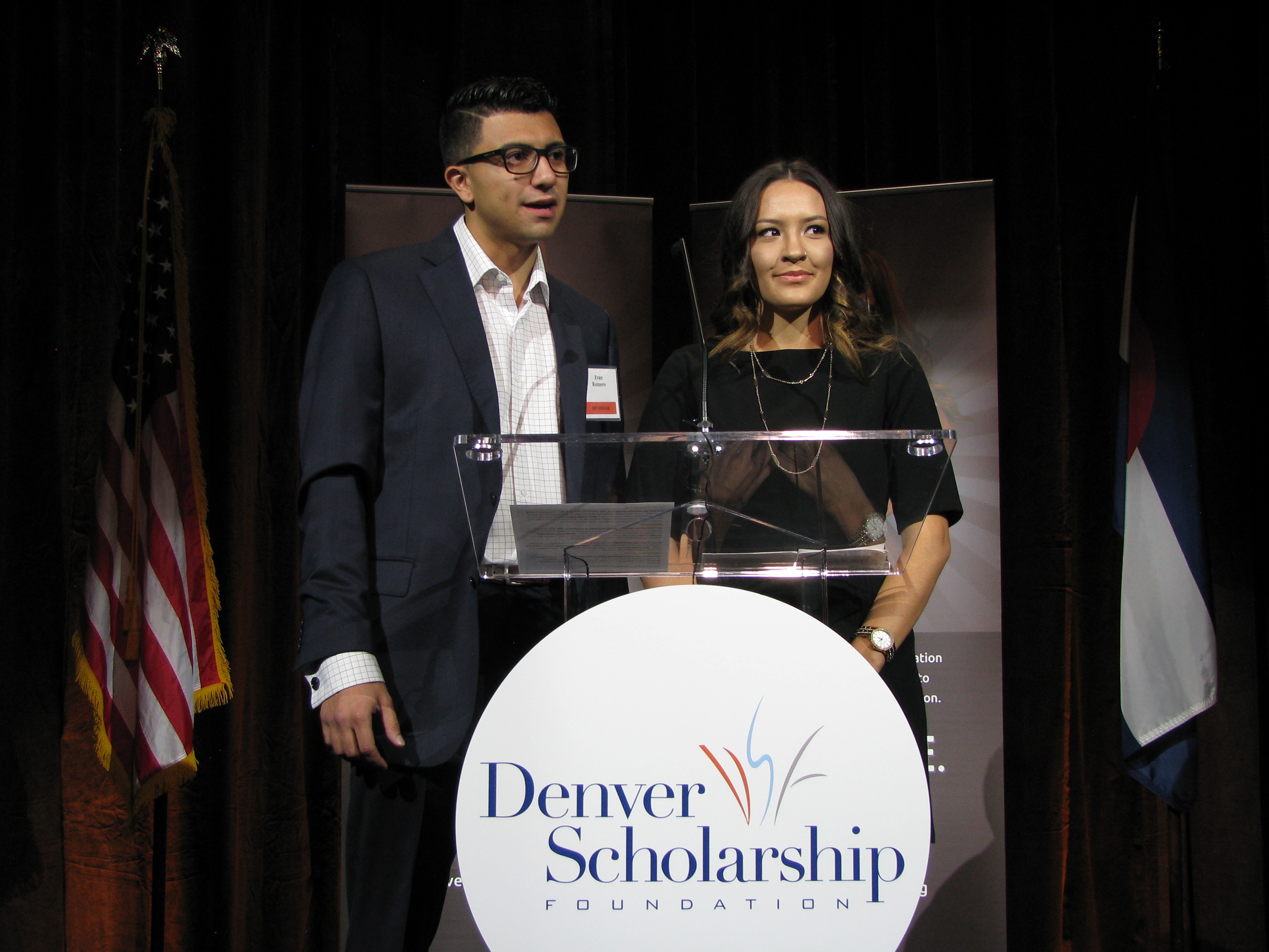 Evan Romero and Dymond Ruybal are proud to speak about DFS