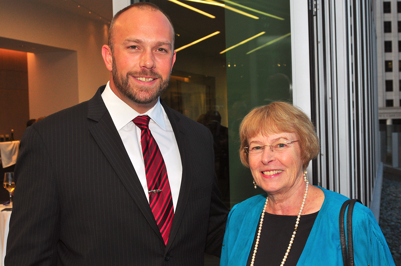Auctioneer Sean Allen, Lou Ann Dixon