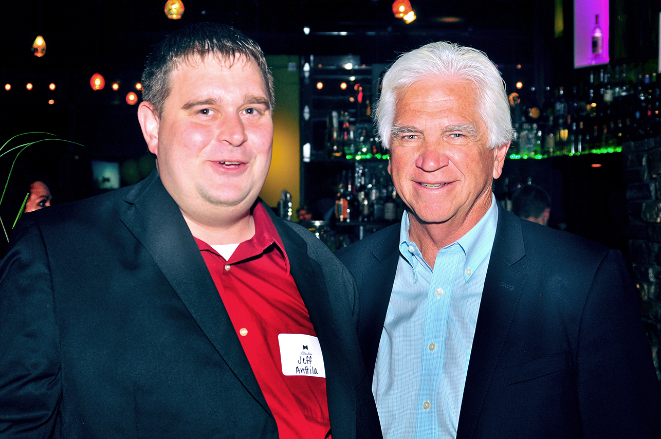 A guest and John Faught