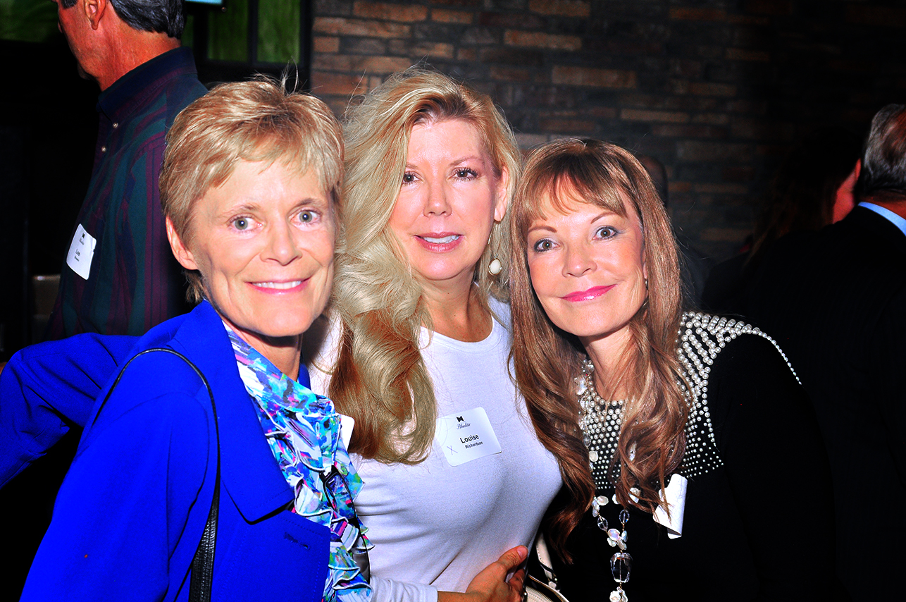Lynne Butler, left, Louise Richardson, Cyndy Marsh
