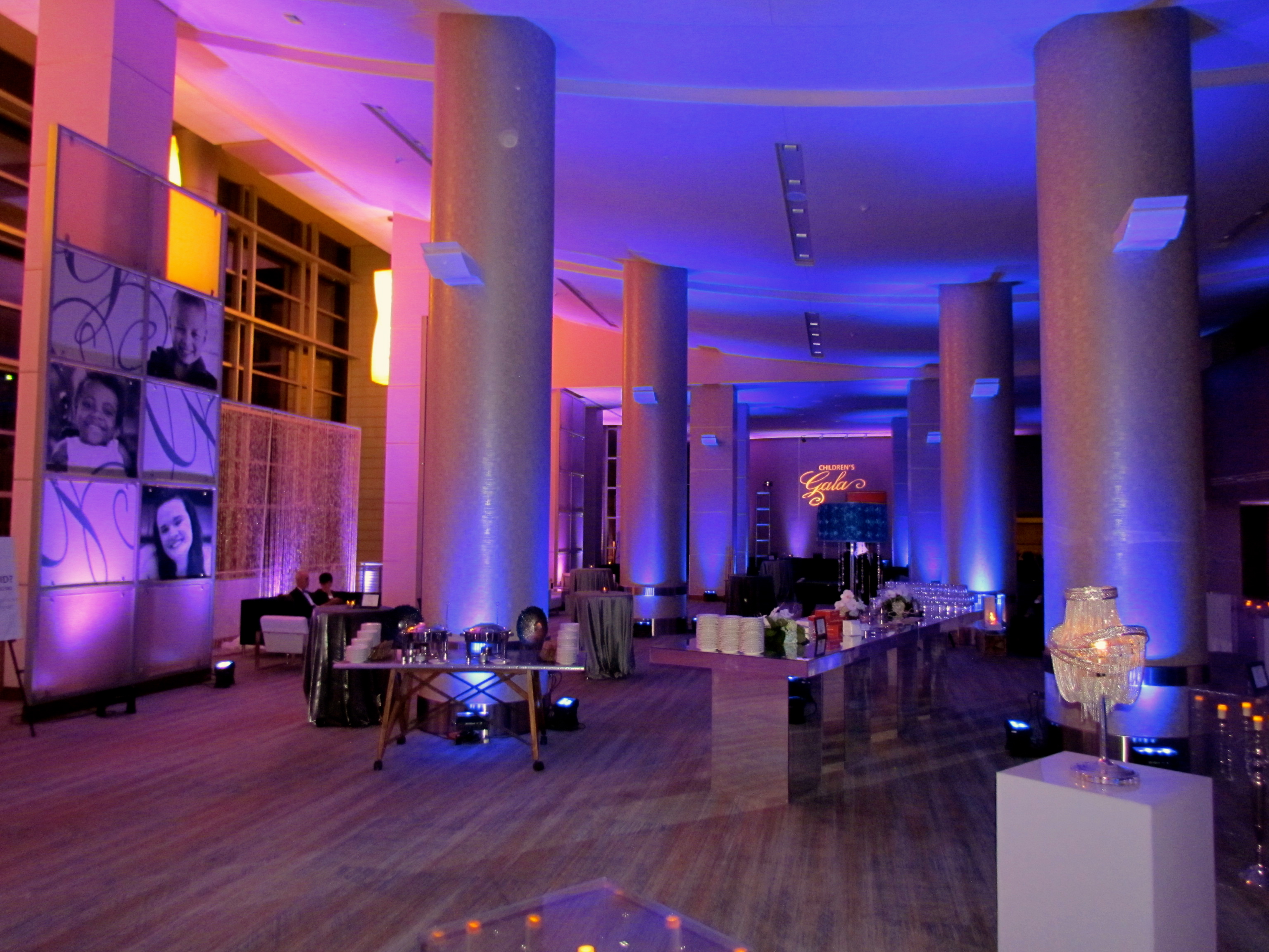 Beautiful decor outside ballroom