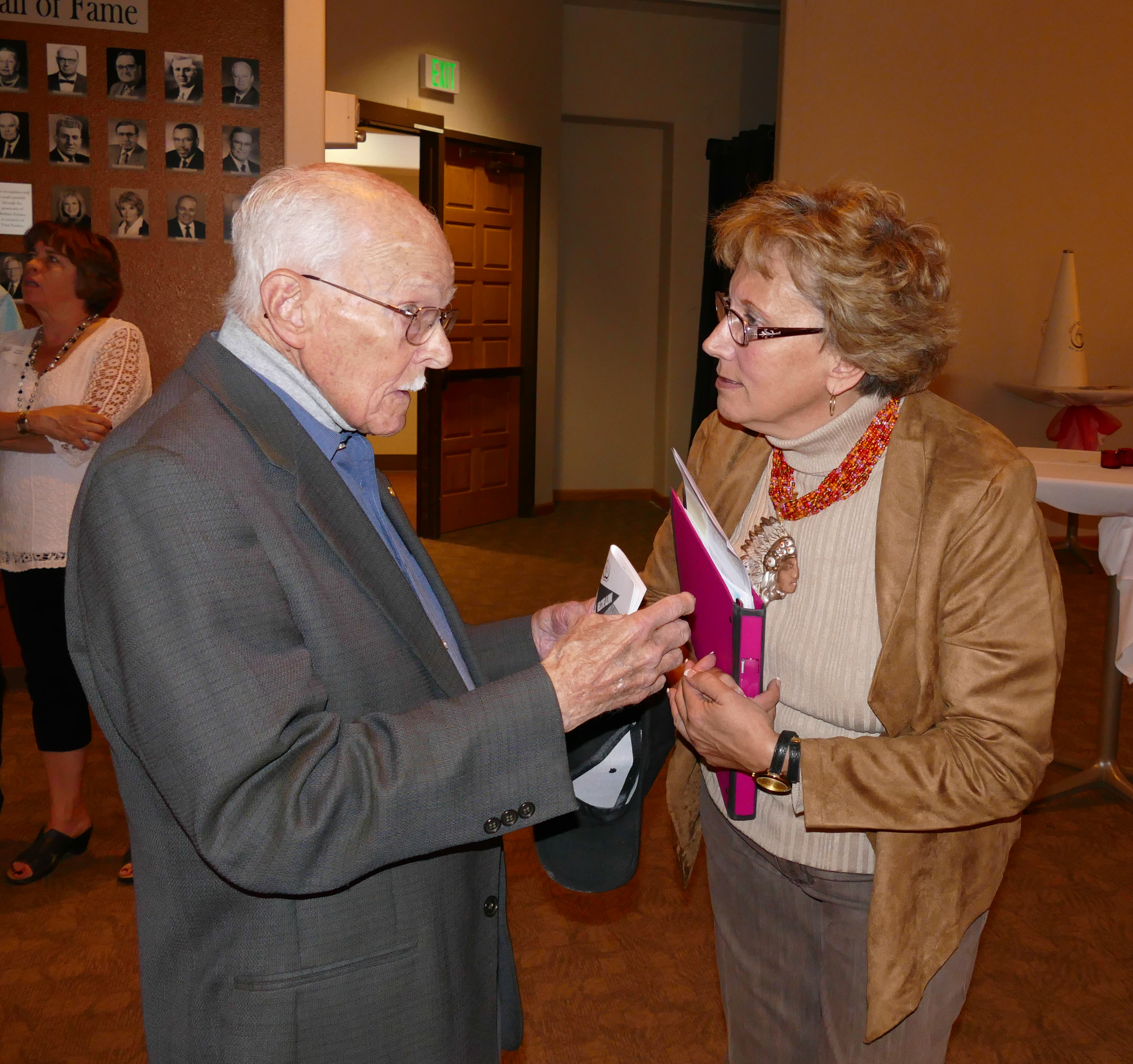 Don Gale talks to Martha Simmons