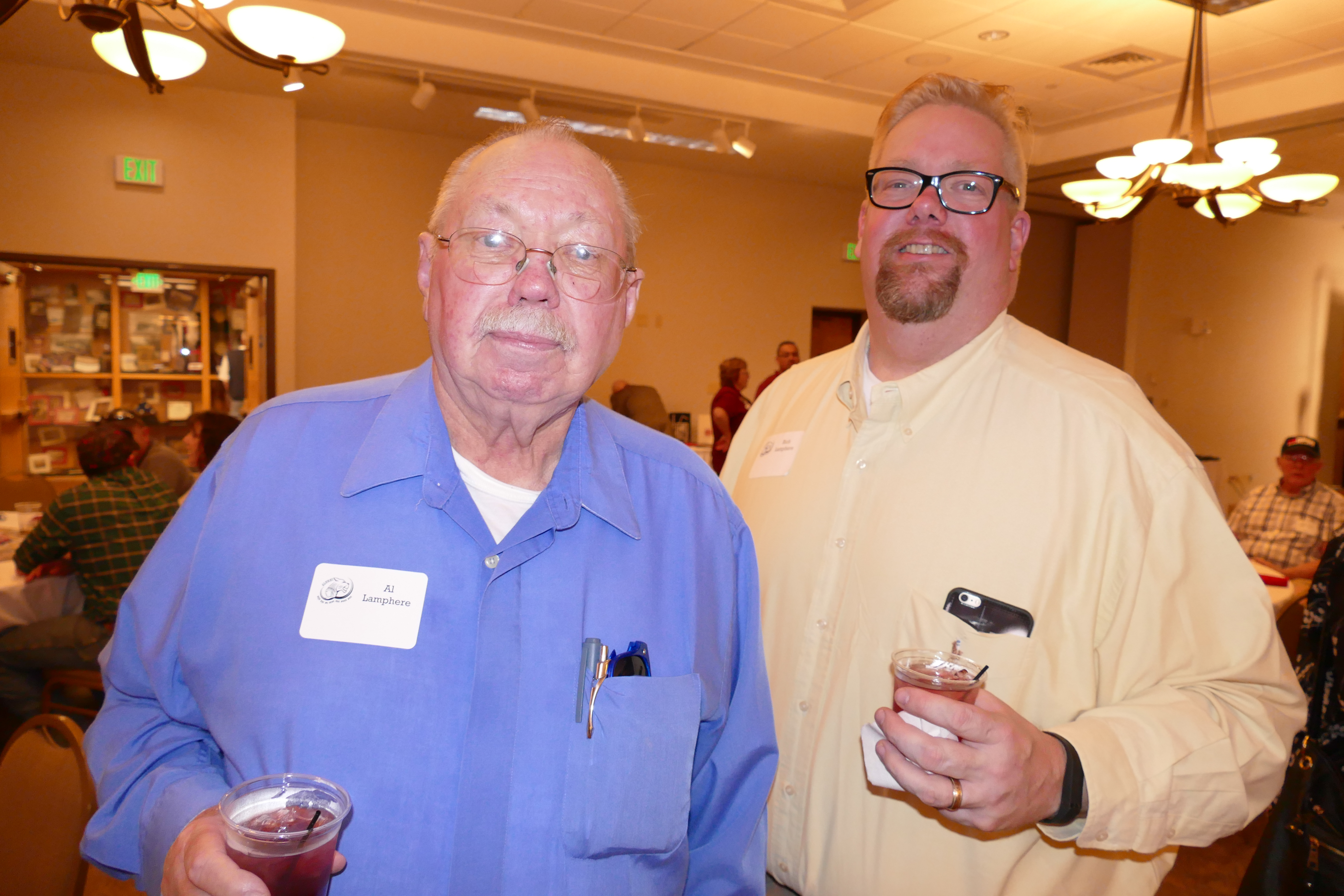 Al Lamphere, left, and Rich Lamphere