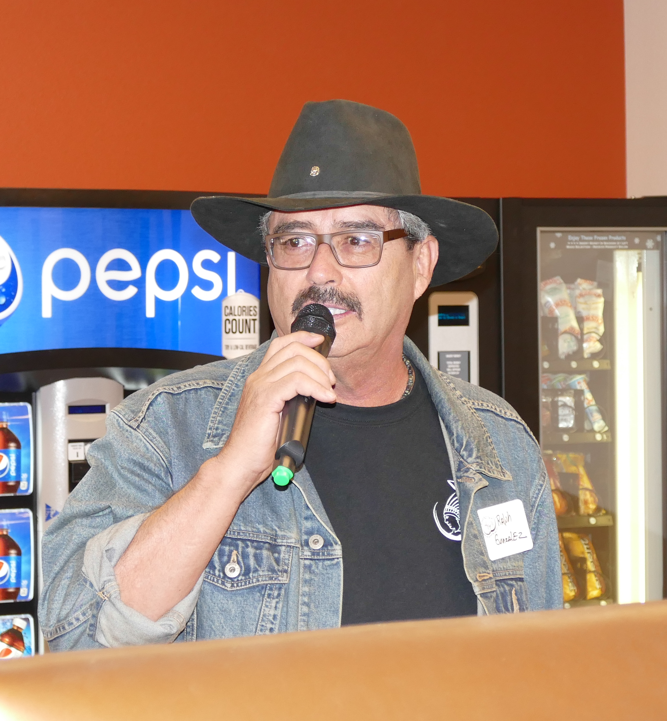 Ralph Gonzales continued his emcee duties