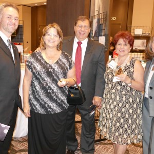 Eula Adams, left, Dr. Larry Spivak and Lisa Williams