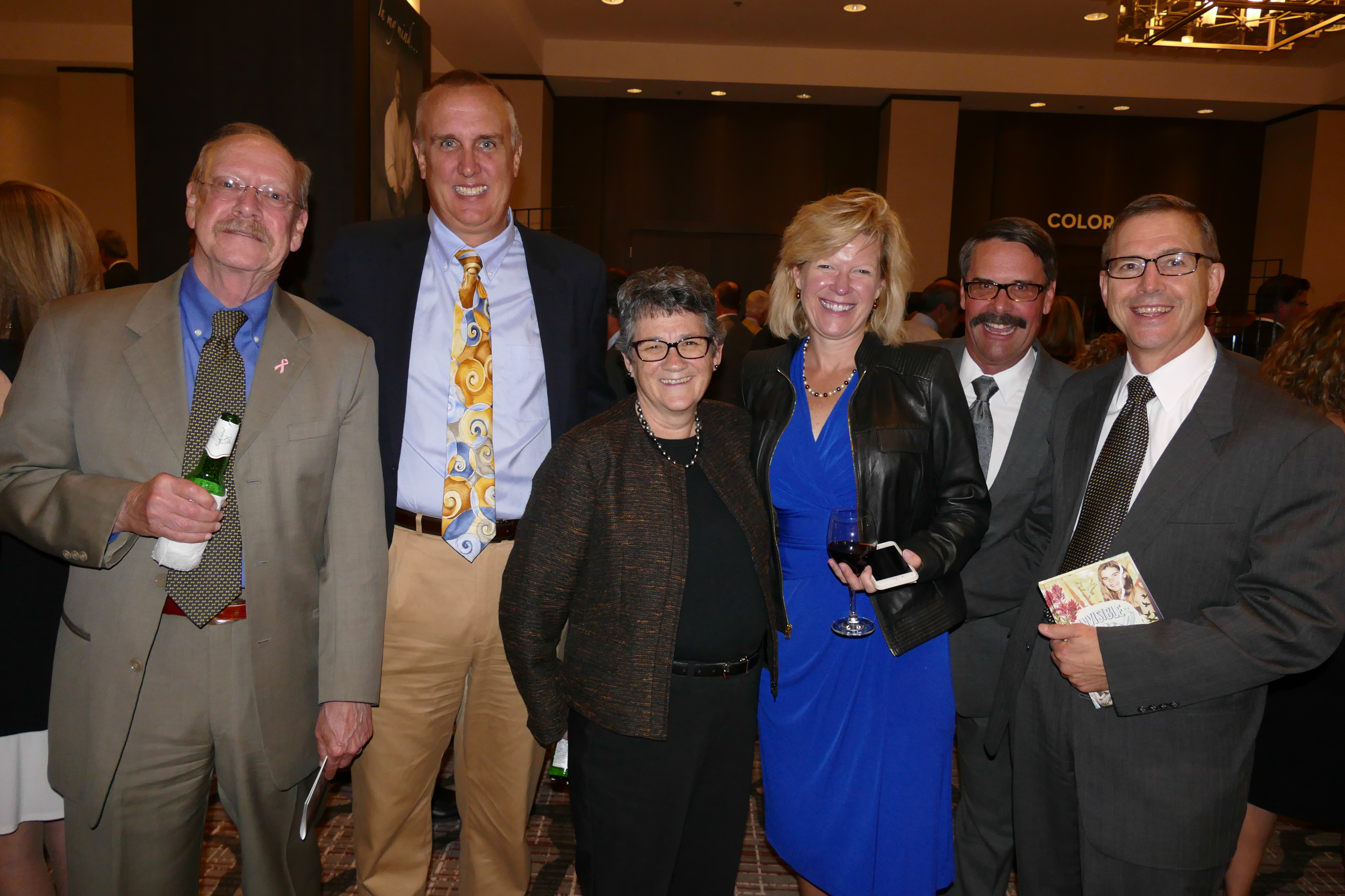 John Suits, left, Dr. Steve Milligan, Dr. Lynn Milligan, Pam Nicholson ...
