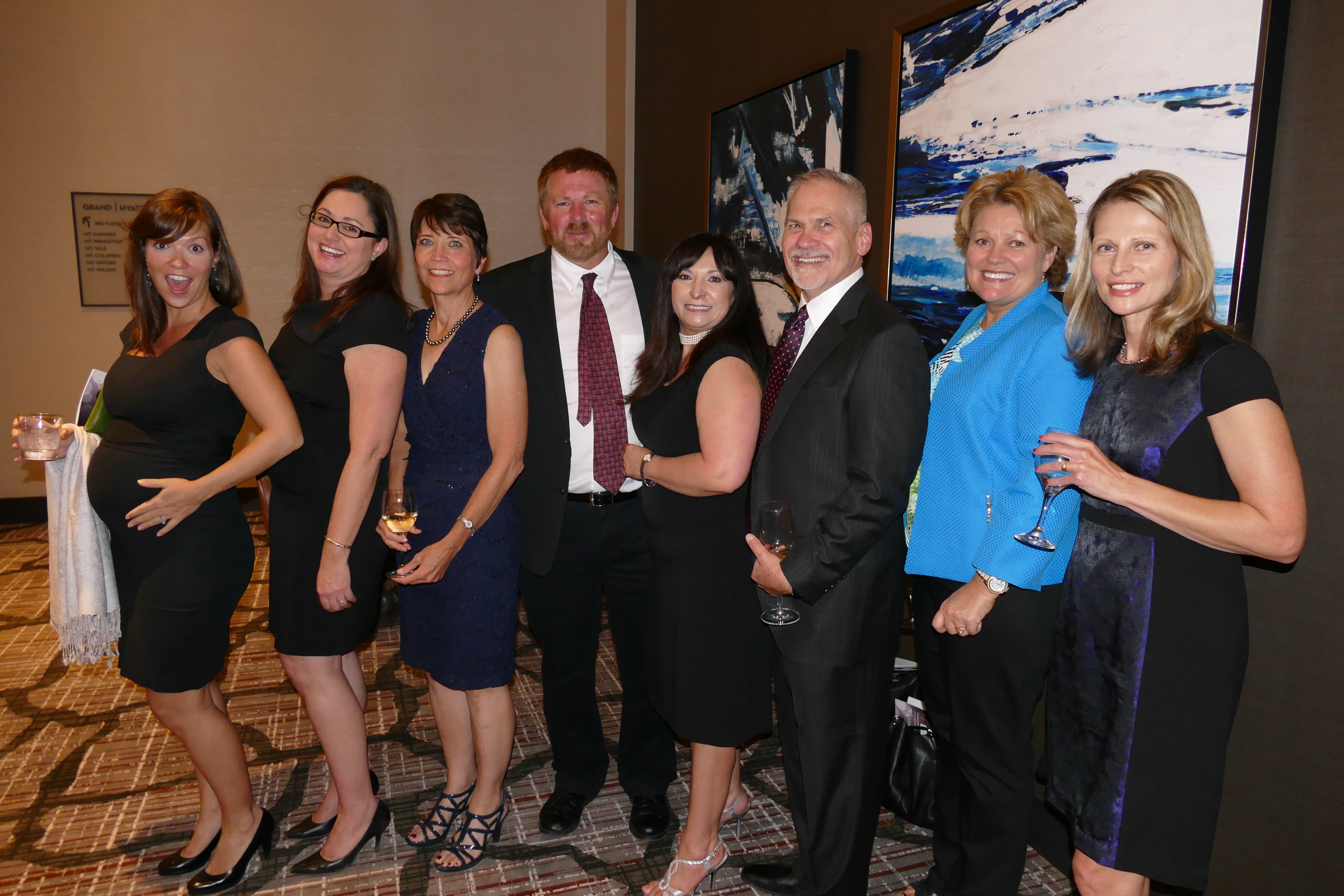 Kiara Kuenzler, left, Rose Stauffer, Sue Williamson, Scott Jones, Cathy ...