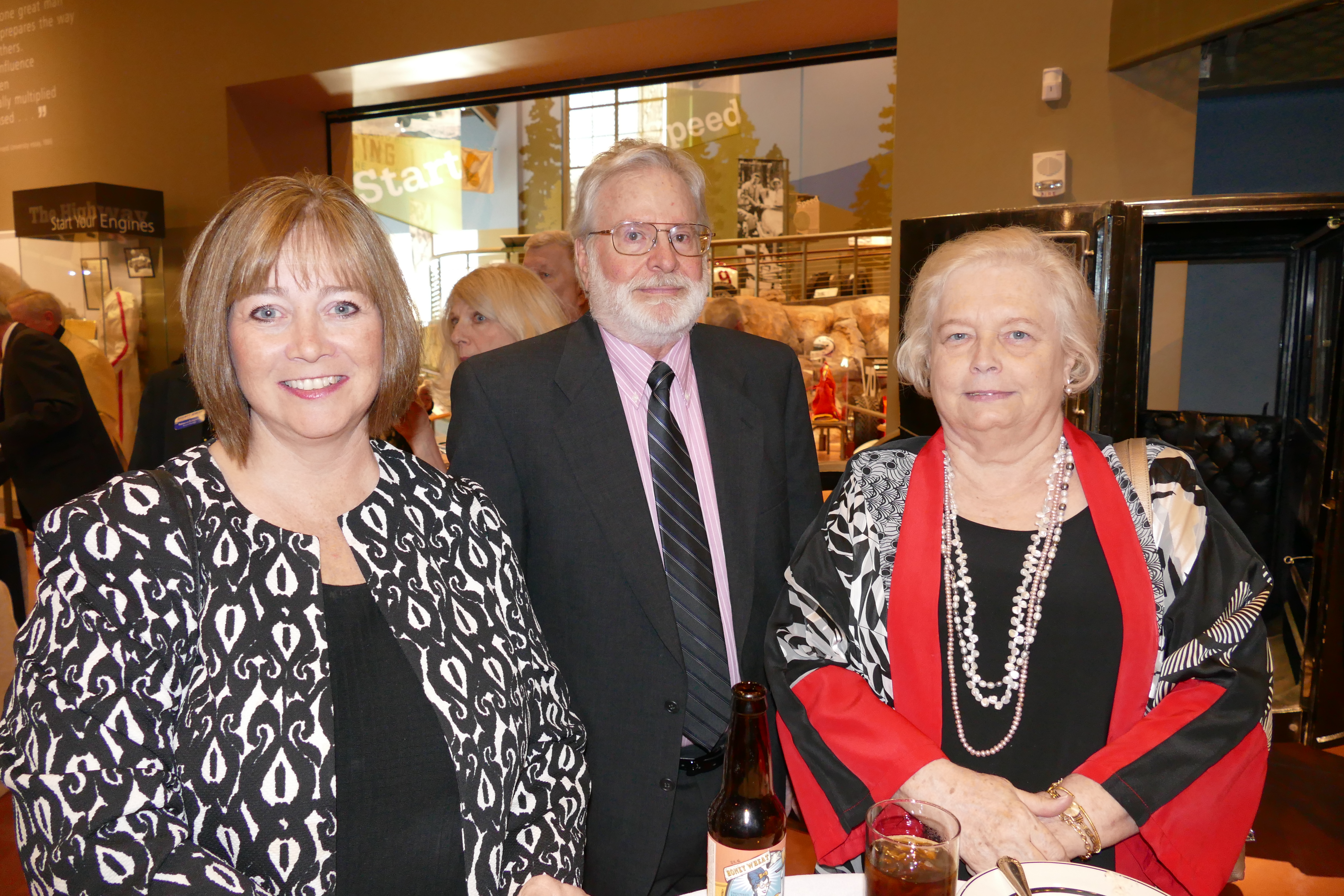 Cindy McLaughlin, left, Lyle and Jennie Miller