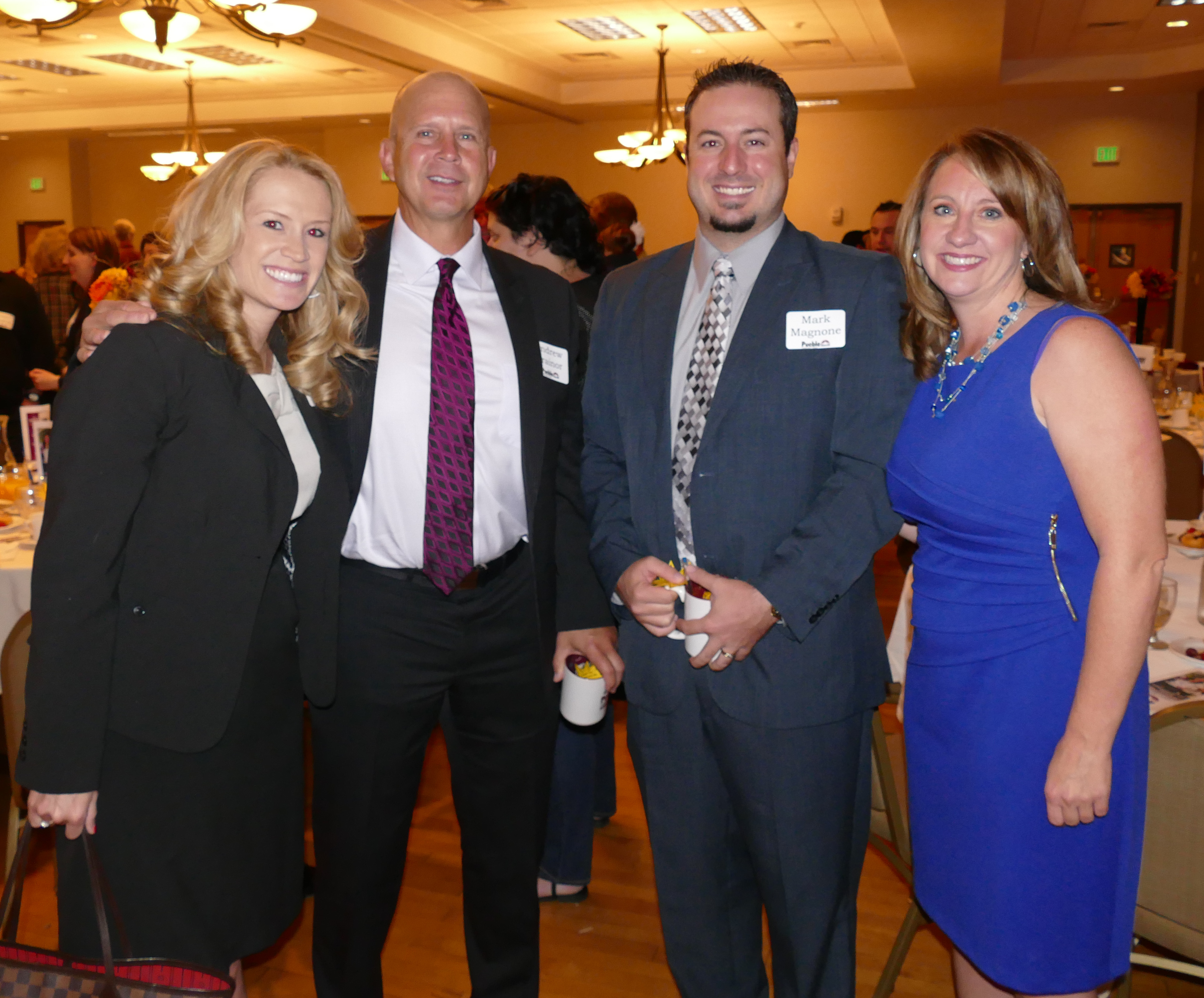 Jenny Smith, left, Andrew Trainor, Mark Magnone and Lori Lovato
