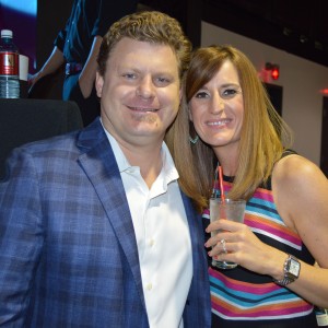 Sandra Solin and Craig Crescas, with Stacy Ohlsson (right)