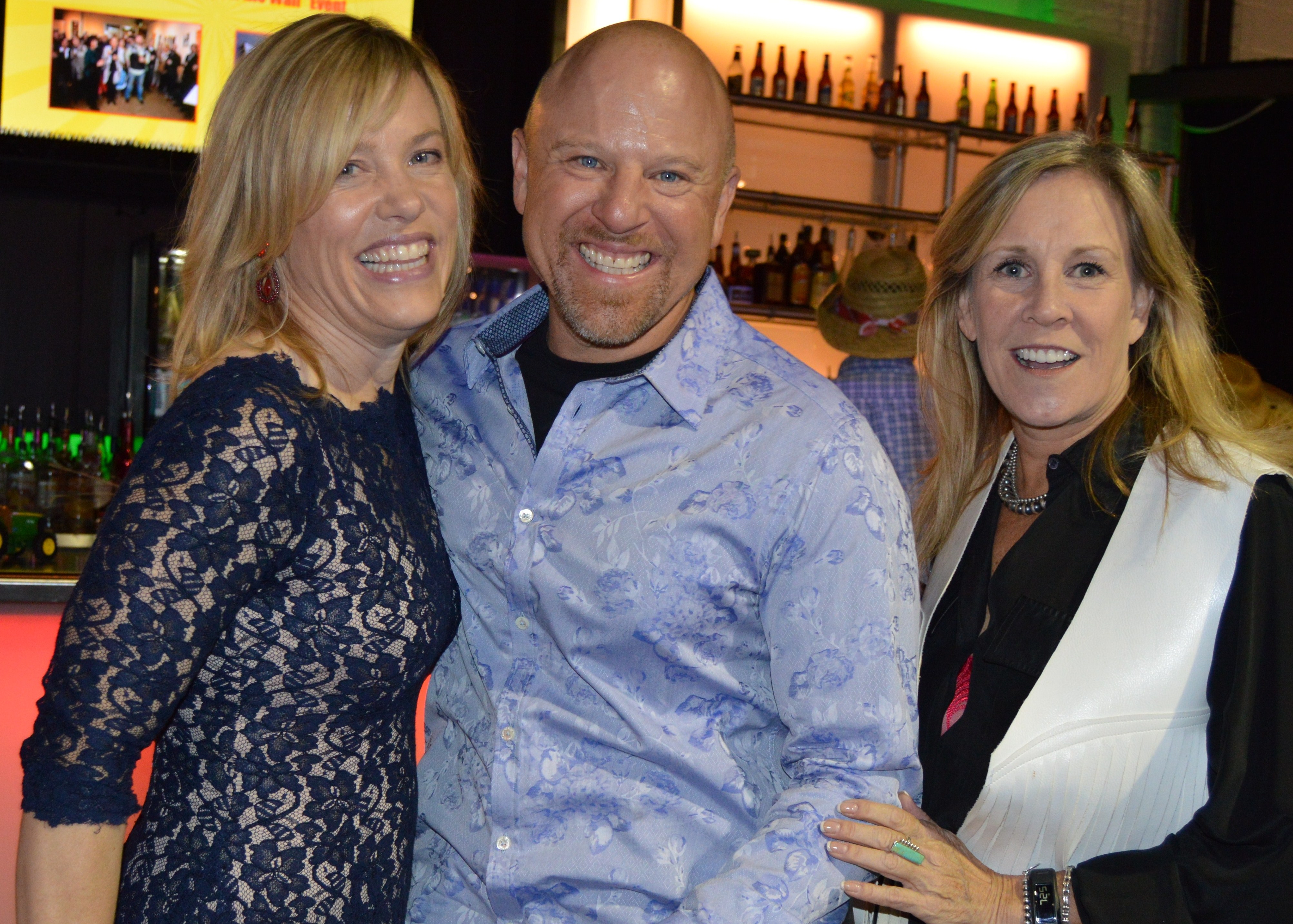 Sandra Solin and Craig Crescas, with Stacy Ohlsson (right)