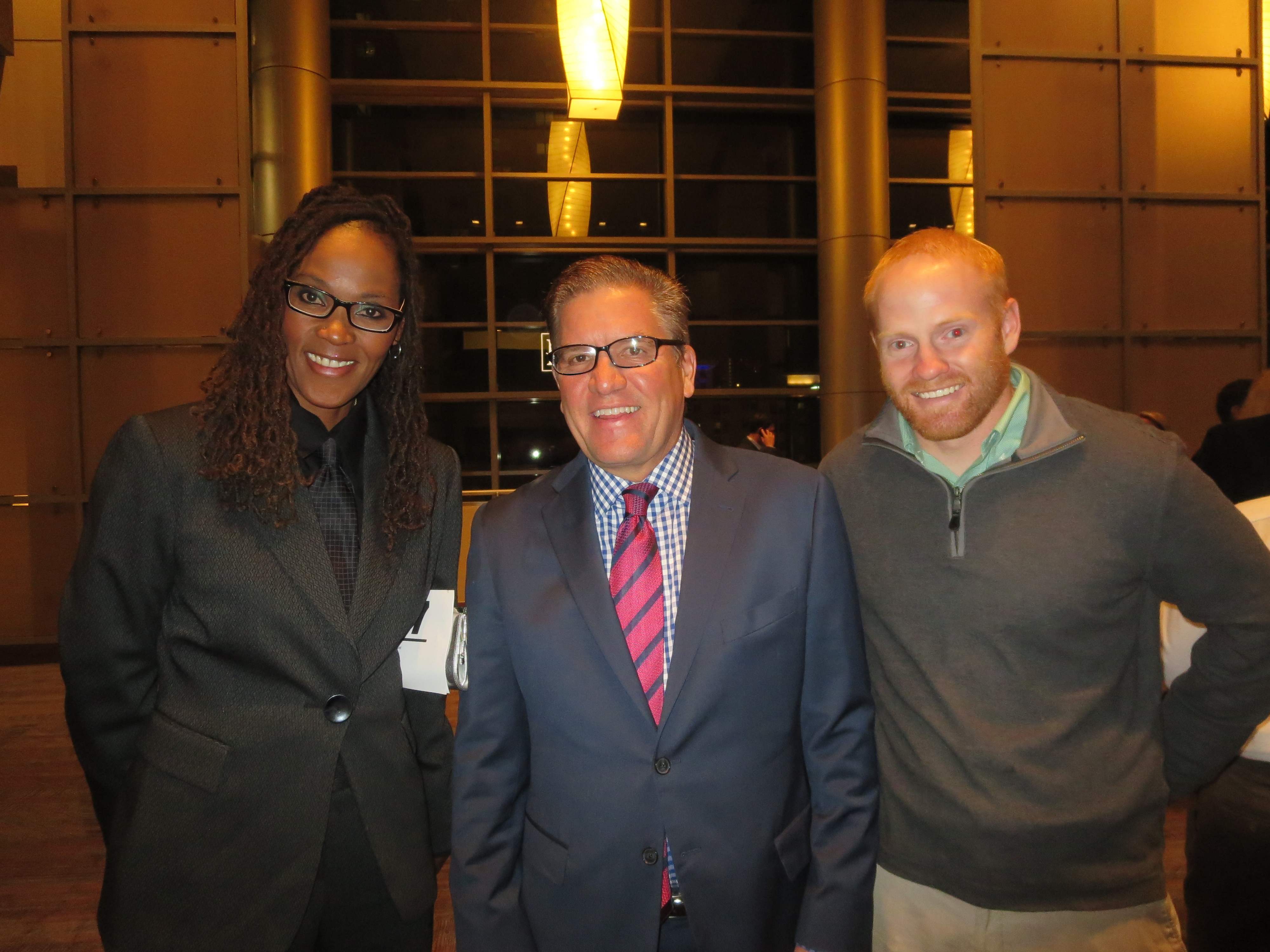 L to R: Donna Meallet, Chris Romer, Brent Applebaum
