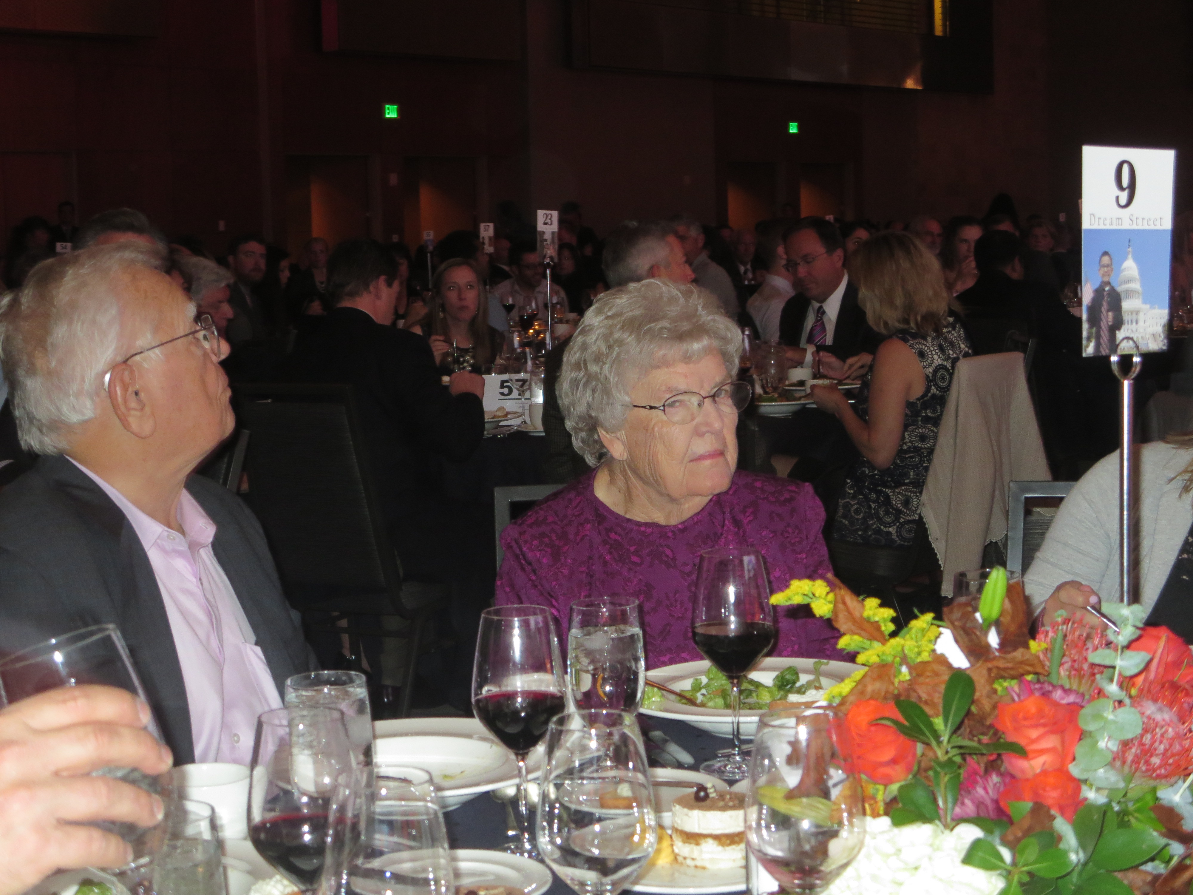 Governor Romer & his wife being recognized for their help with CIHADF