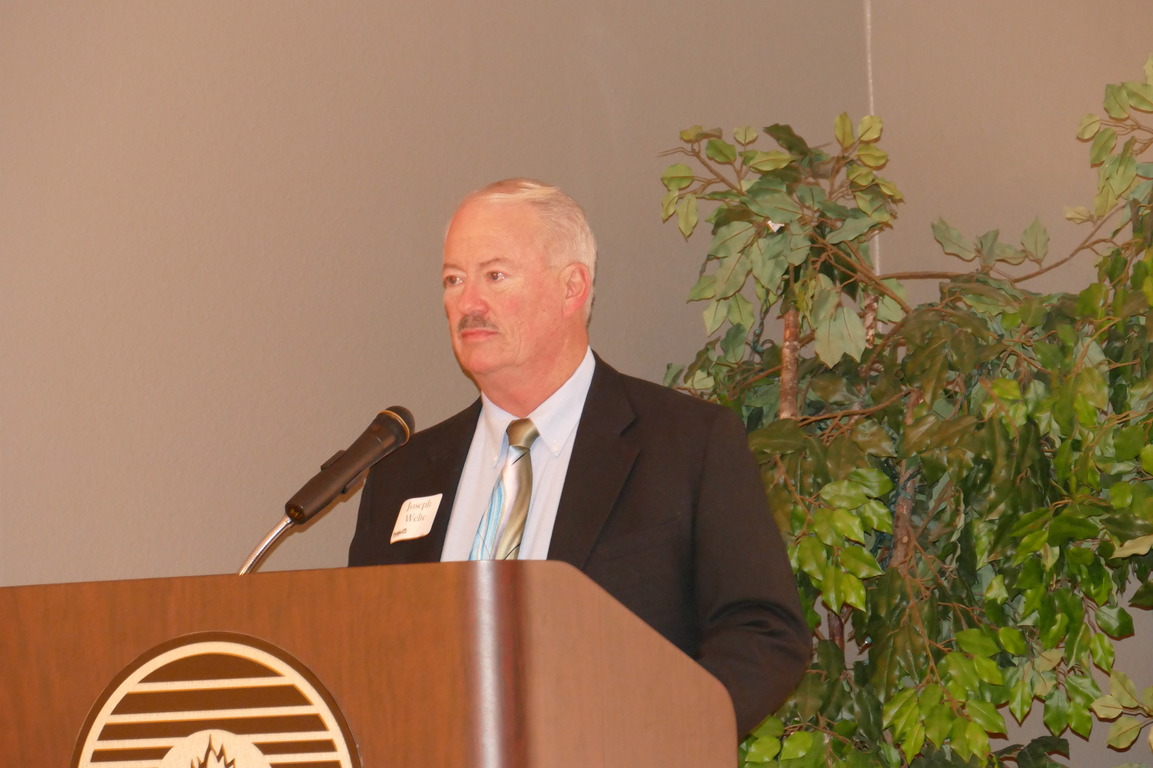 Joe Welte and his family were inducted into the President's Circle in 2000