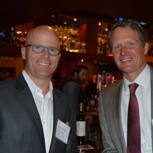 Theo Gregory at the cocktail reception