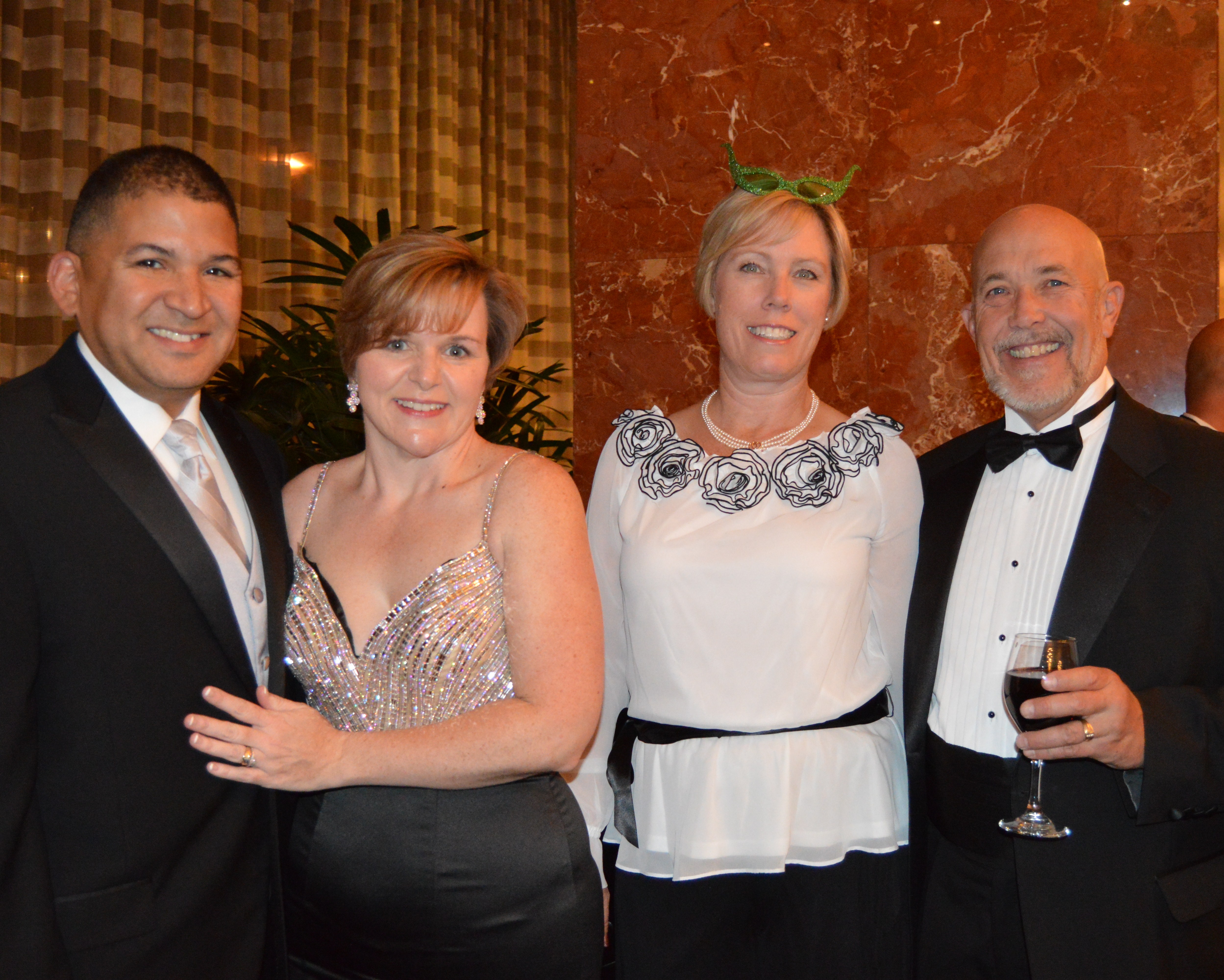 (l to r): Nef and Colleen Vargas, and Susan and Mark Sewald