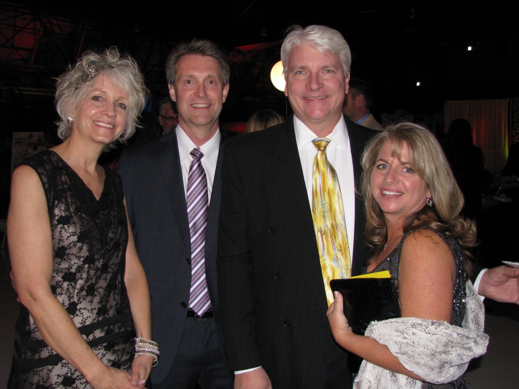 Holly and Brett Spenst, left, with friends Dr. Carlton and Claudia ...