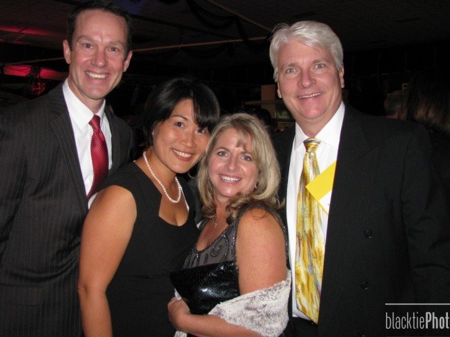 It's a fun night for Chris and Setsuko Carey and Claudia and Dr ...