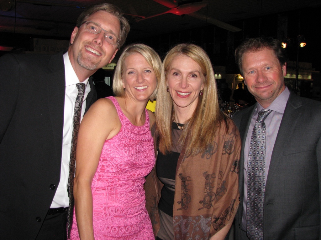 Warm smiles from Todd and Trina Folkenberg, left and Deborah and ...