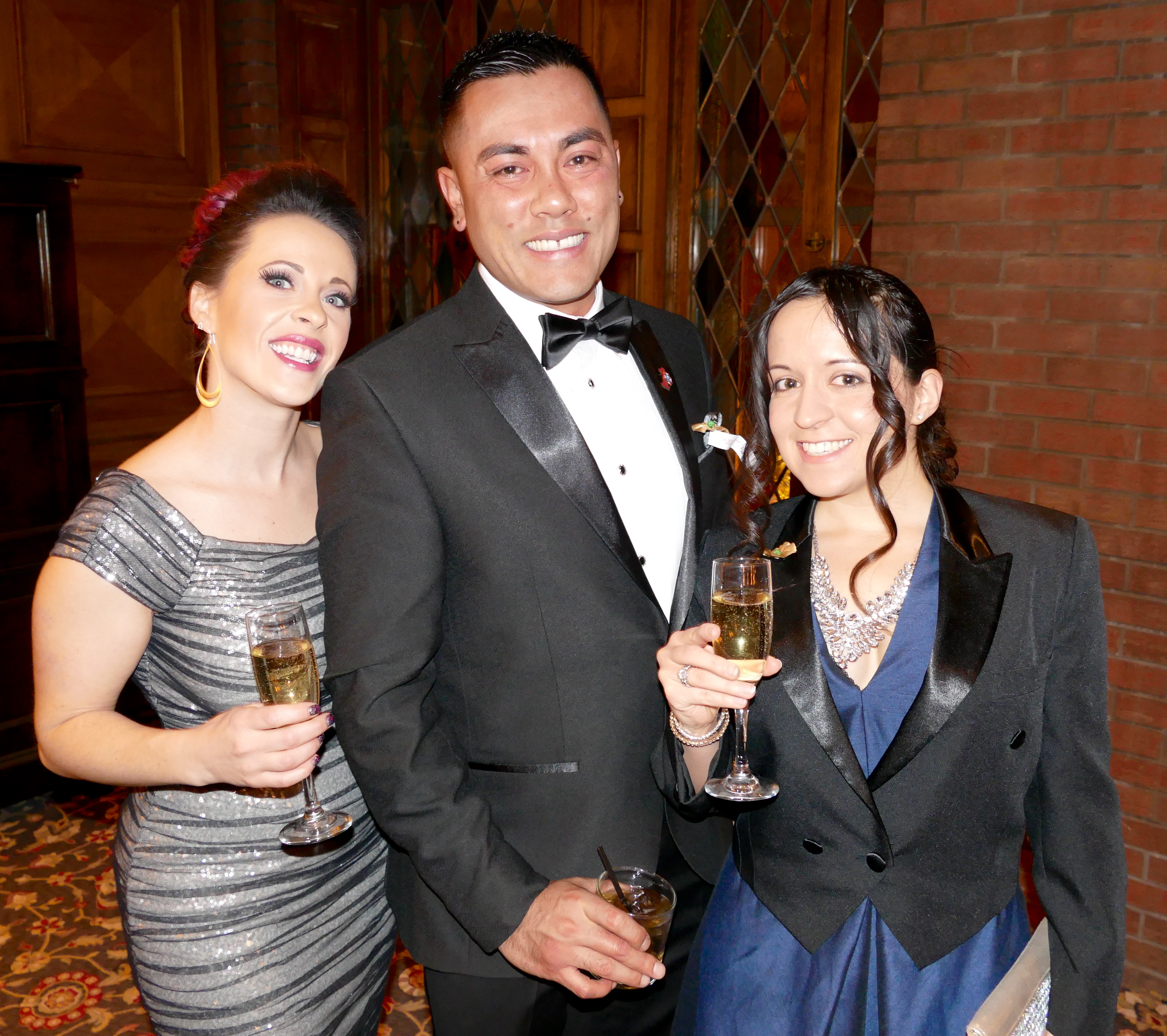 Toby Adams, left, Murphy Phanhdone (Post trustee), Brittany Bartges ...